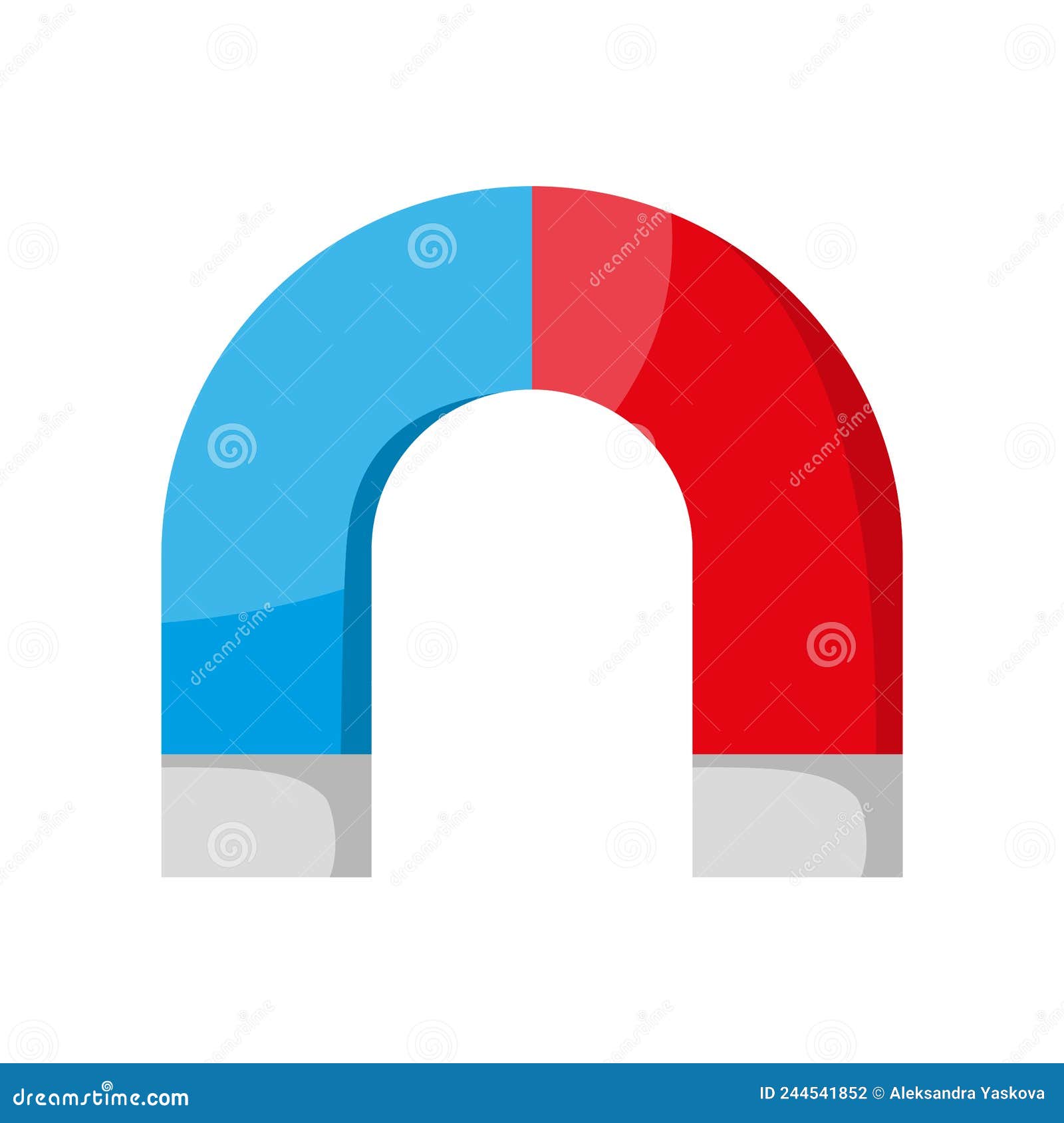 Cartoon Magnet Vector Illustration Stock Vector - Illustration of ...