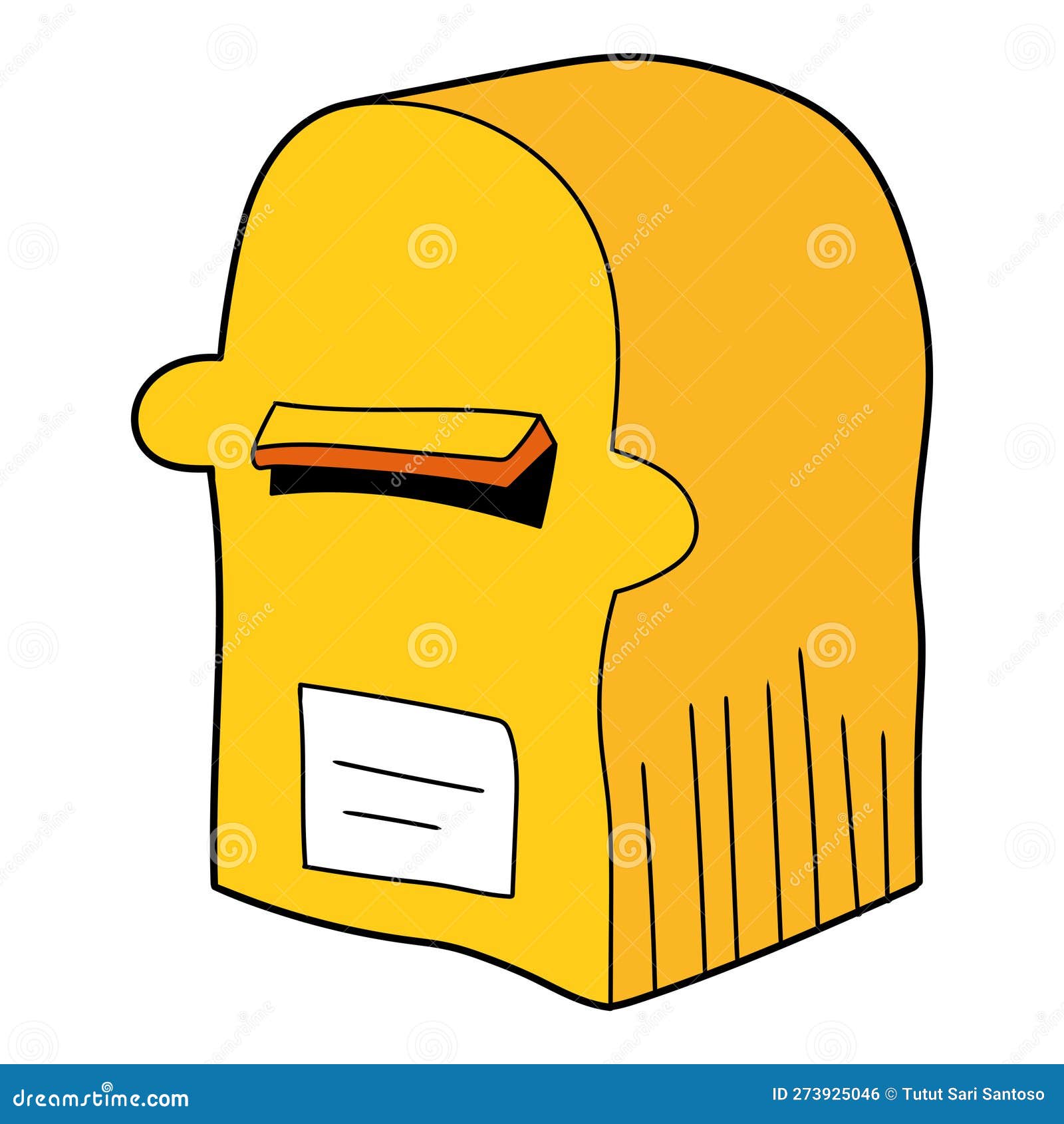 Cartoon mail box stock vector. Illustration of icon - 273925046
