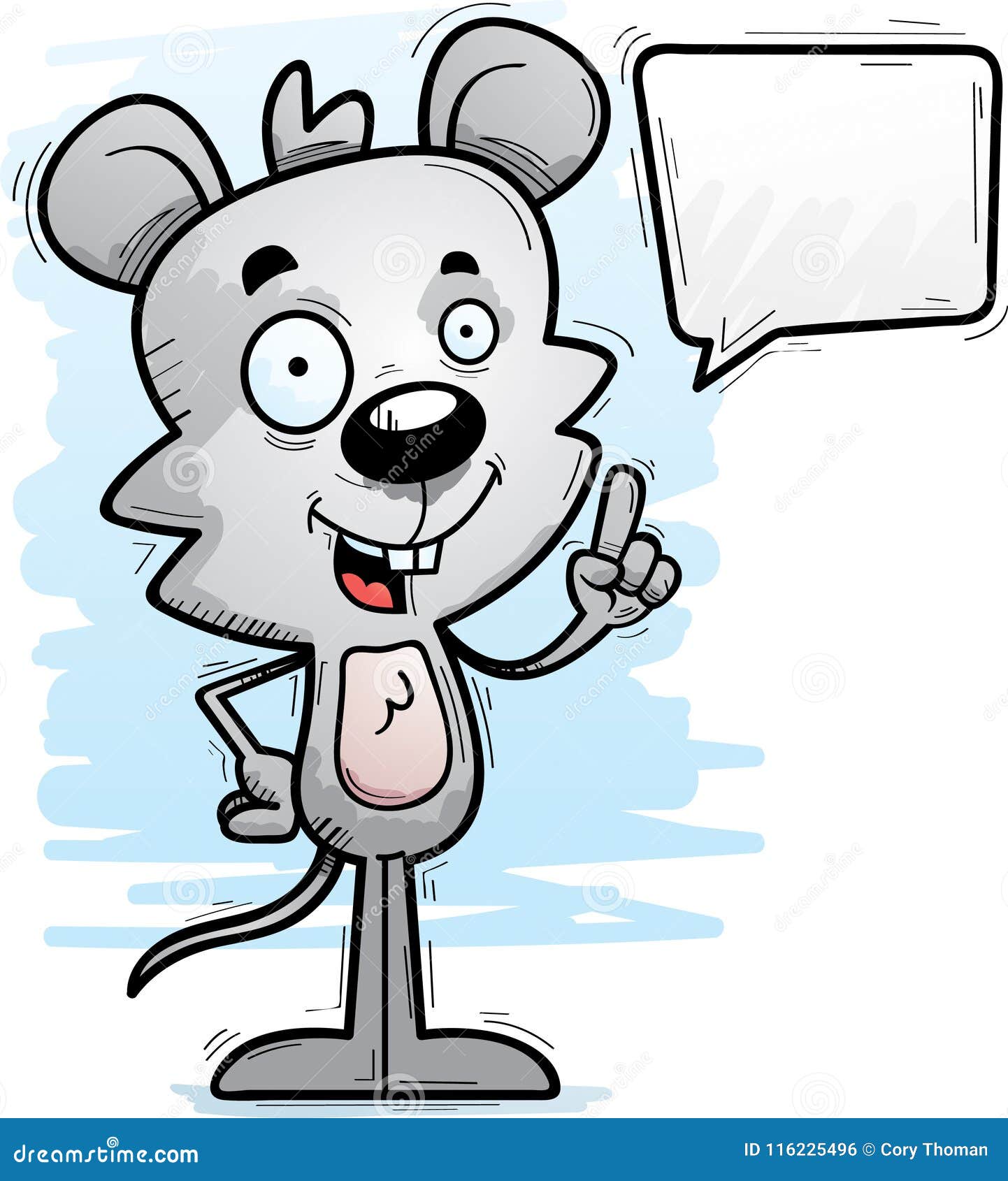 Cartoon Male Mouse Talking stock vector. Illustration of graphic ...