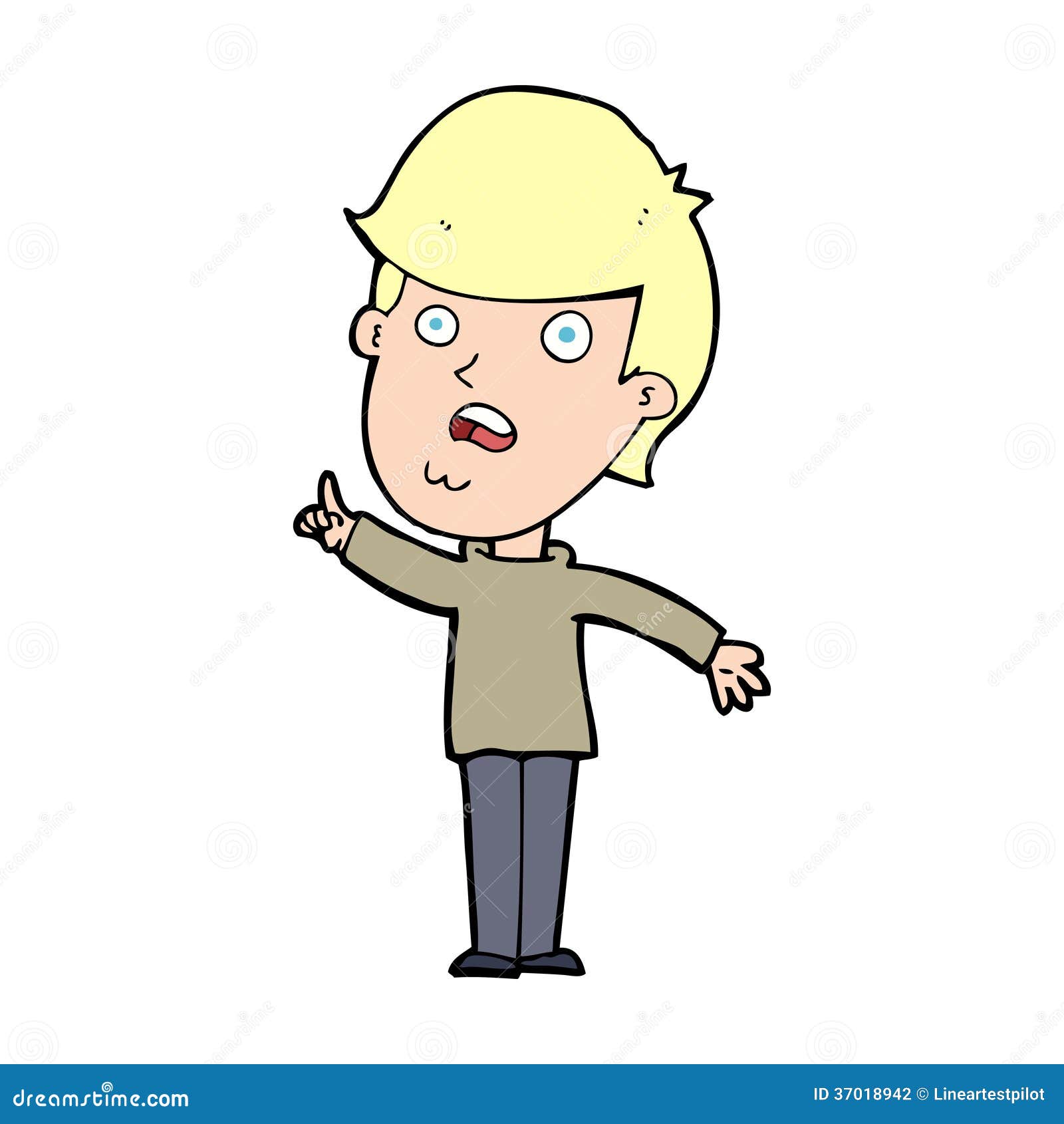 Cartoon Man Asking Question Stock Vector - Illustration of clip ...