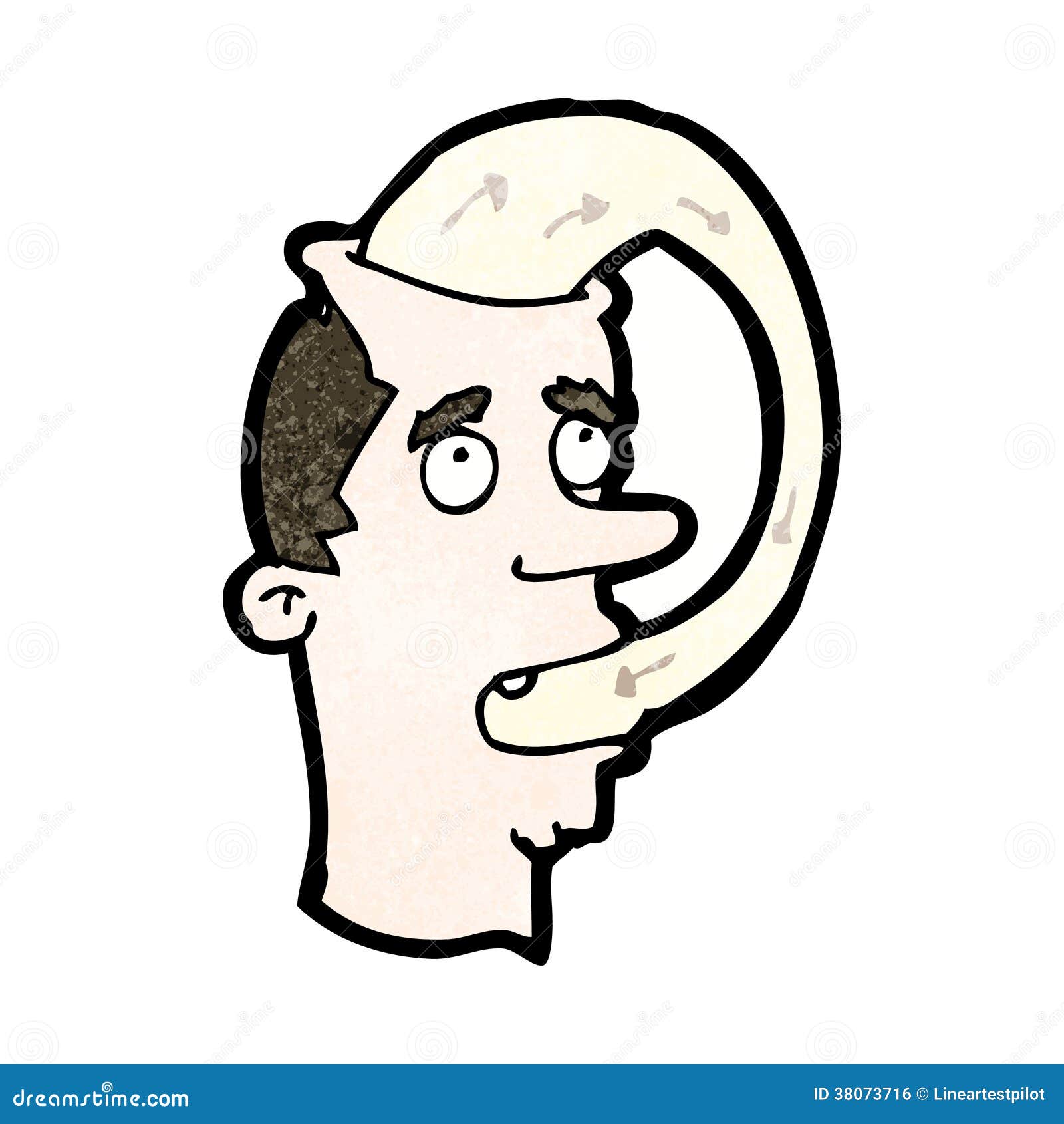 Cartoon Man Eating His Words Stock Illustration - Illustration of silly ...