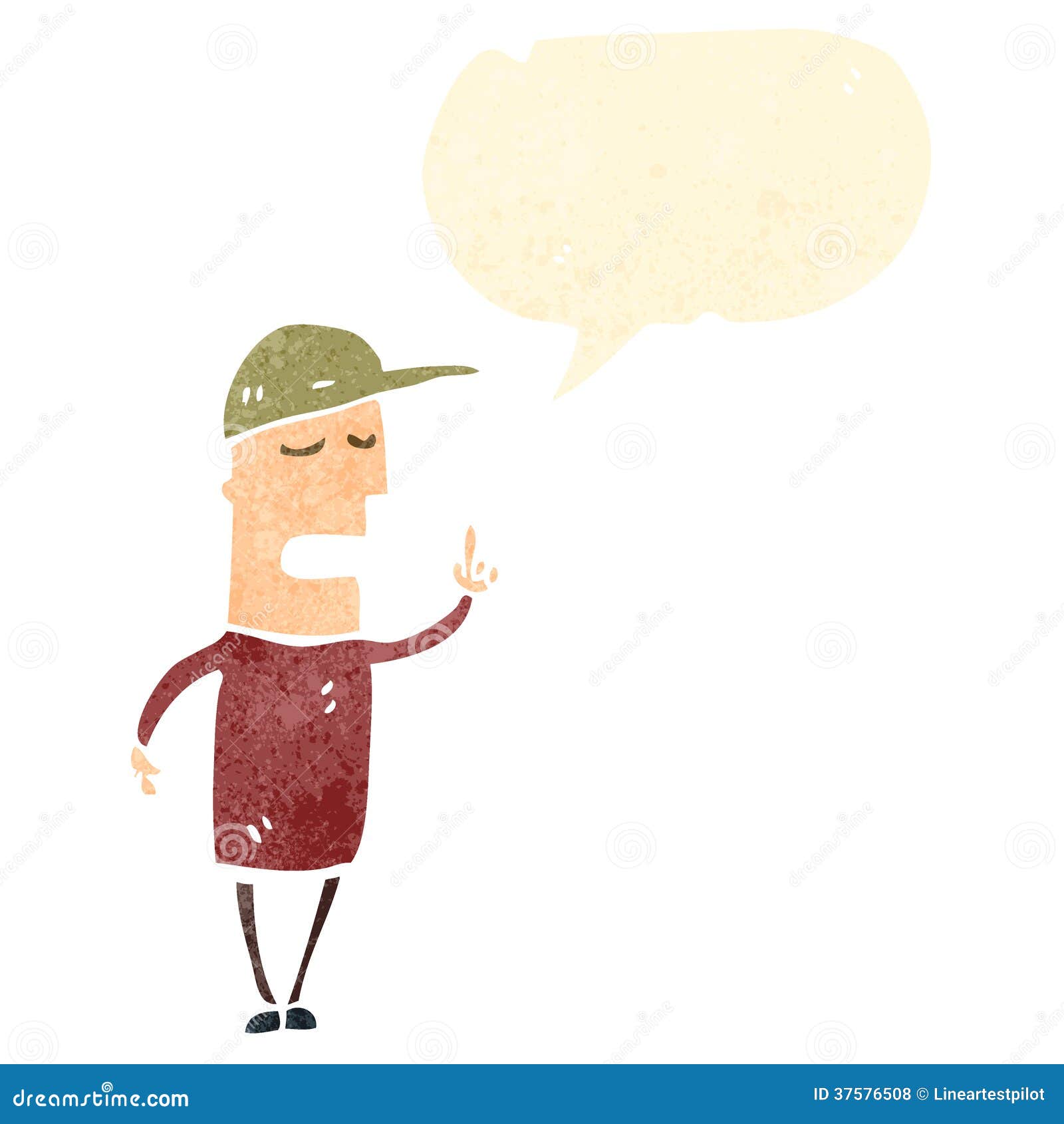 Cartoon man explaining stock vector. Illustration of artwork - 37576508