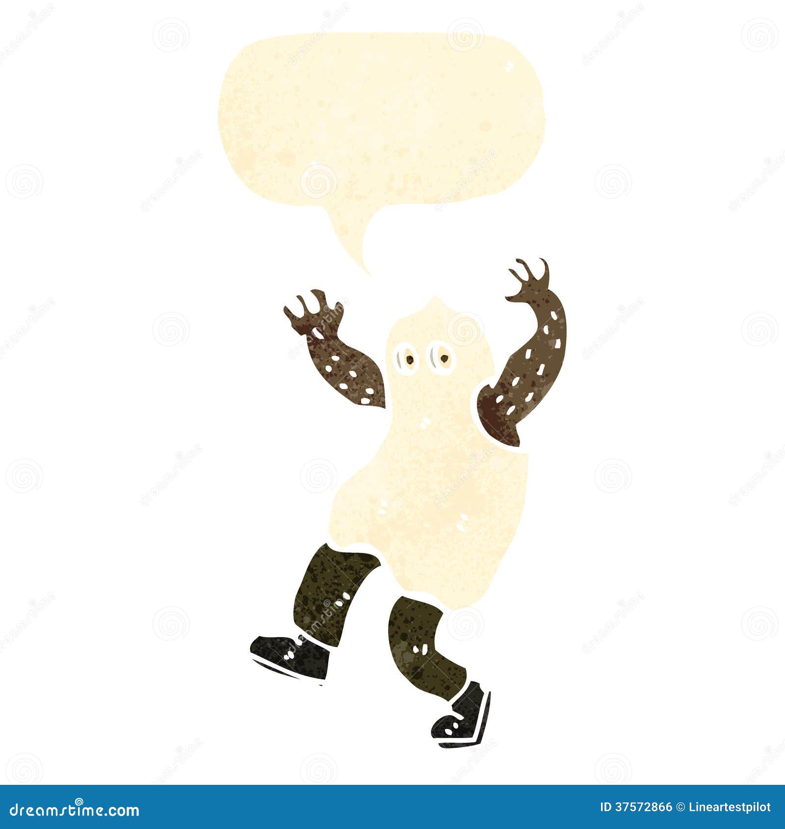 Cartoon Man in Ghost Costume Stock Vector - Illustration of cute ...