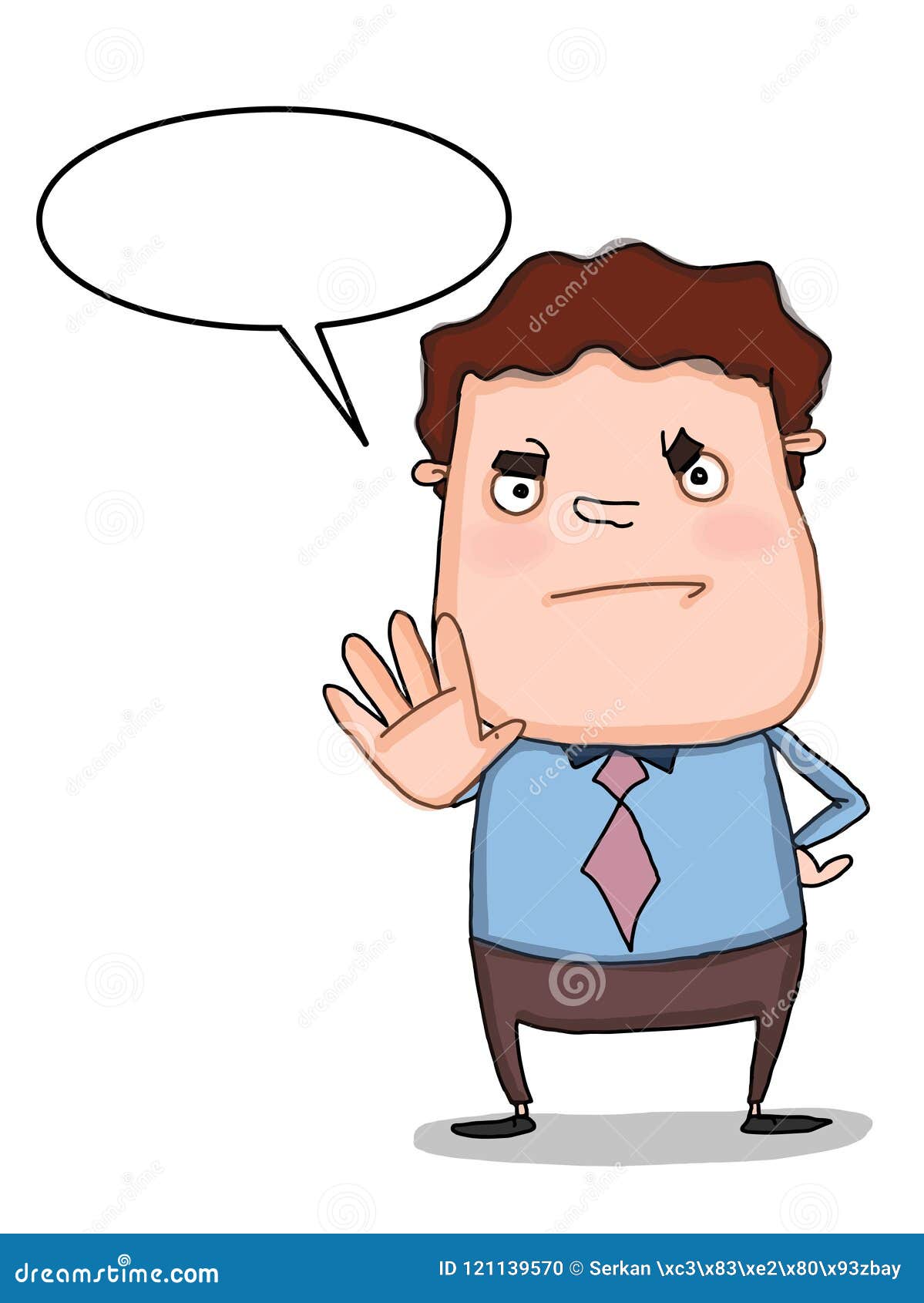 Cartoon Man Hands Up Illustration Cartoon Illustration Stock Vector ...