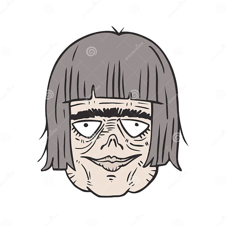 Cartoon man head draw stock vector. Illustration of human - 298422978