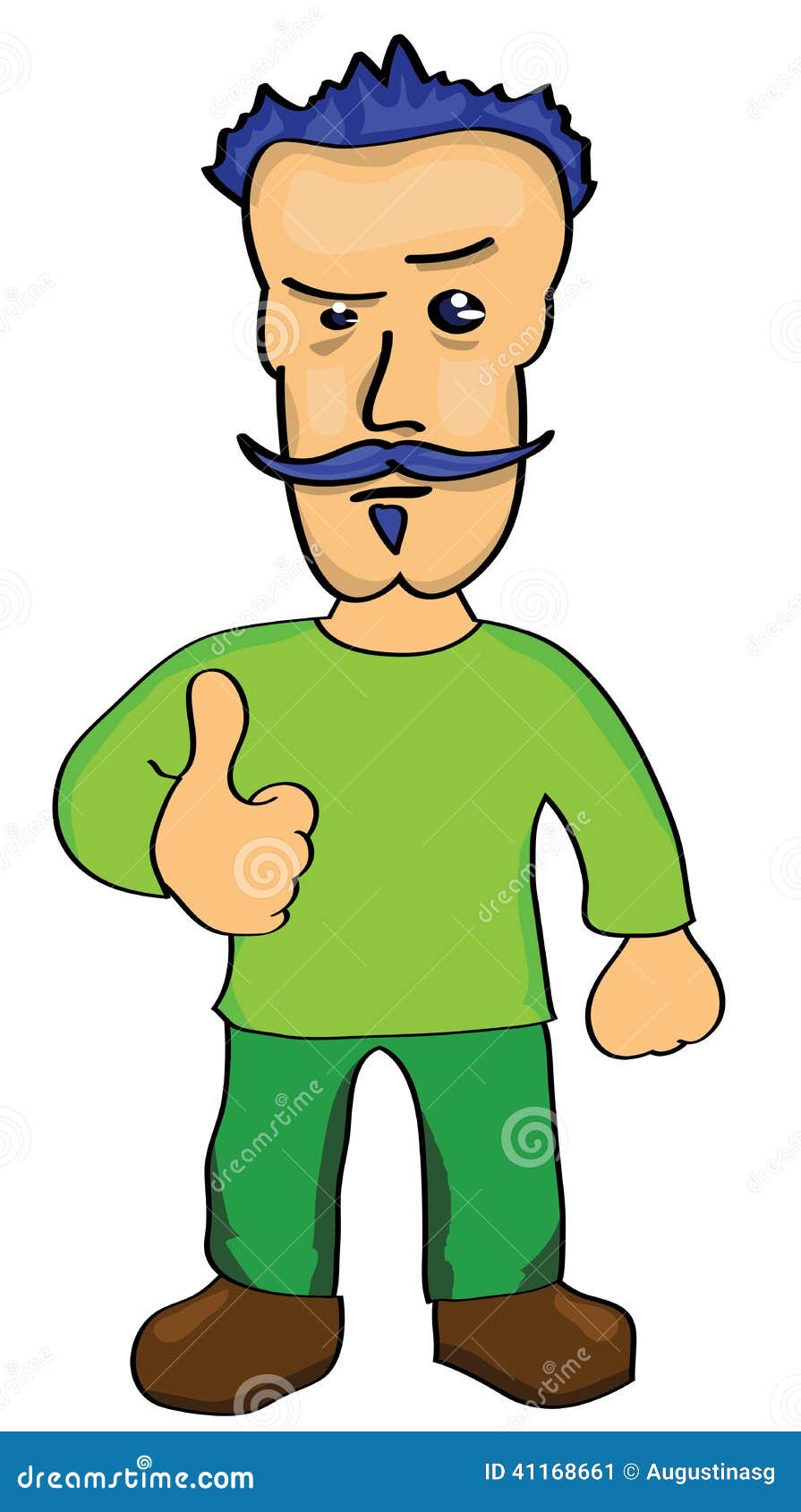 Cartoon man illustration stock illustration. Illustration of poster ...