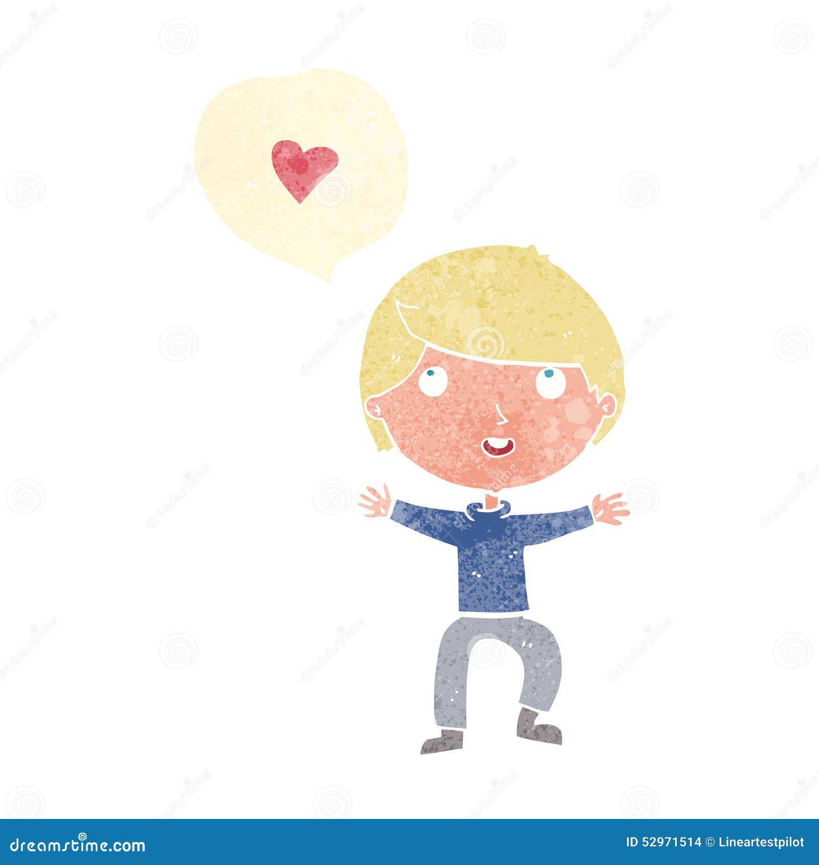 Cartoon man in love stock illustration. Illustration of design - 52971514