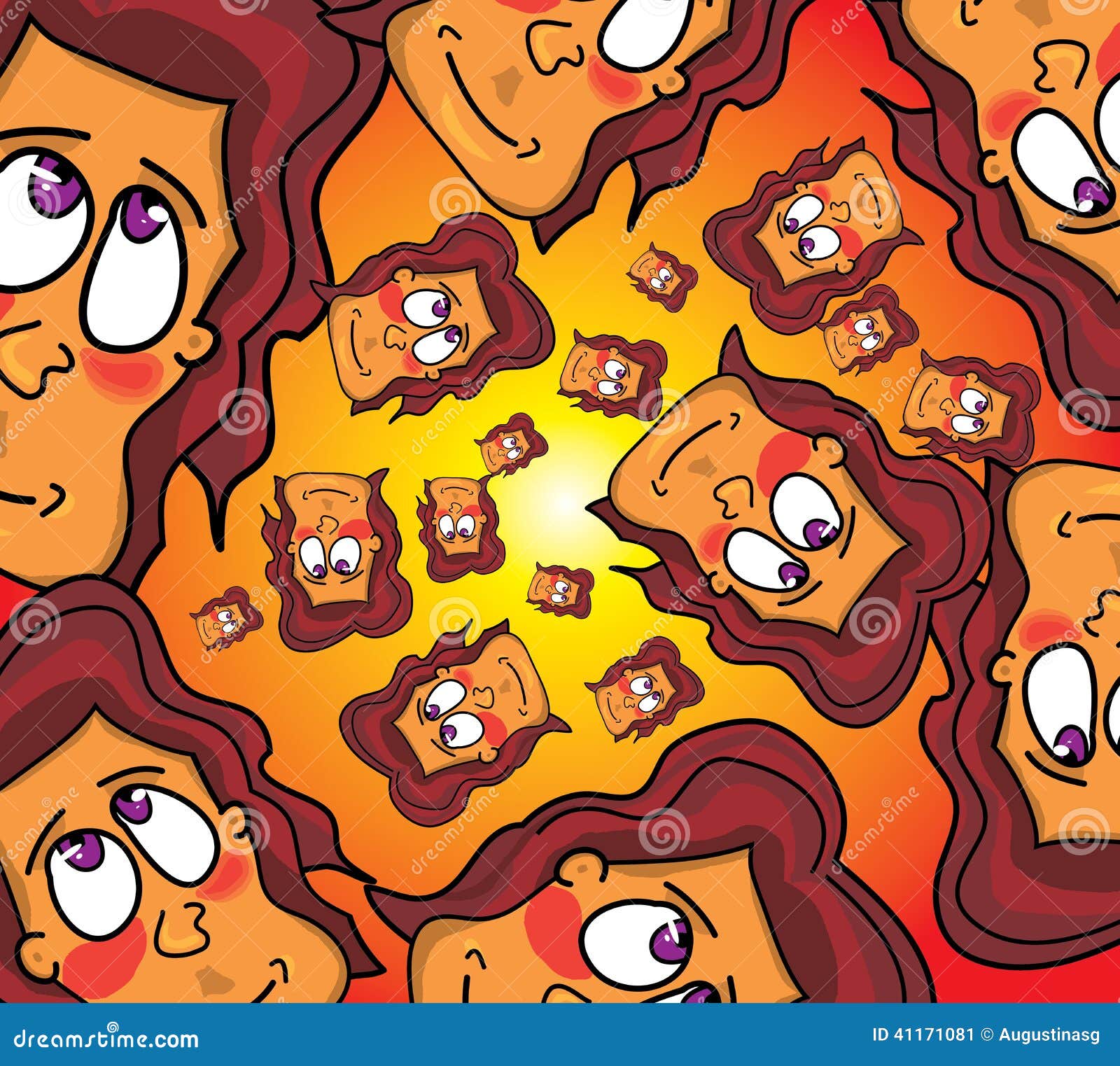 Cartoon man pattern stock illustration. Illustration of joker - 41171081