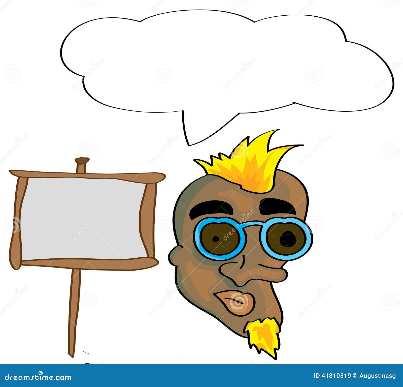 Cartoon man pattern stock illustration. Illustration of comics - 41810319