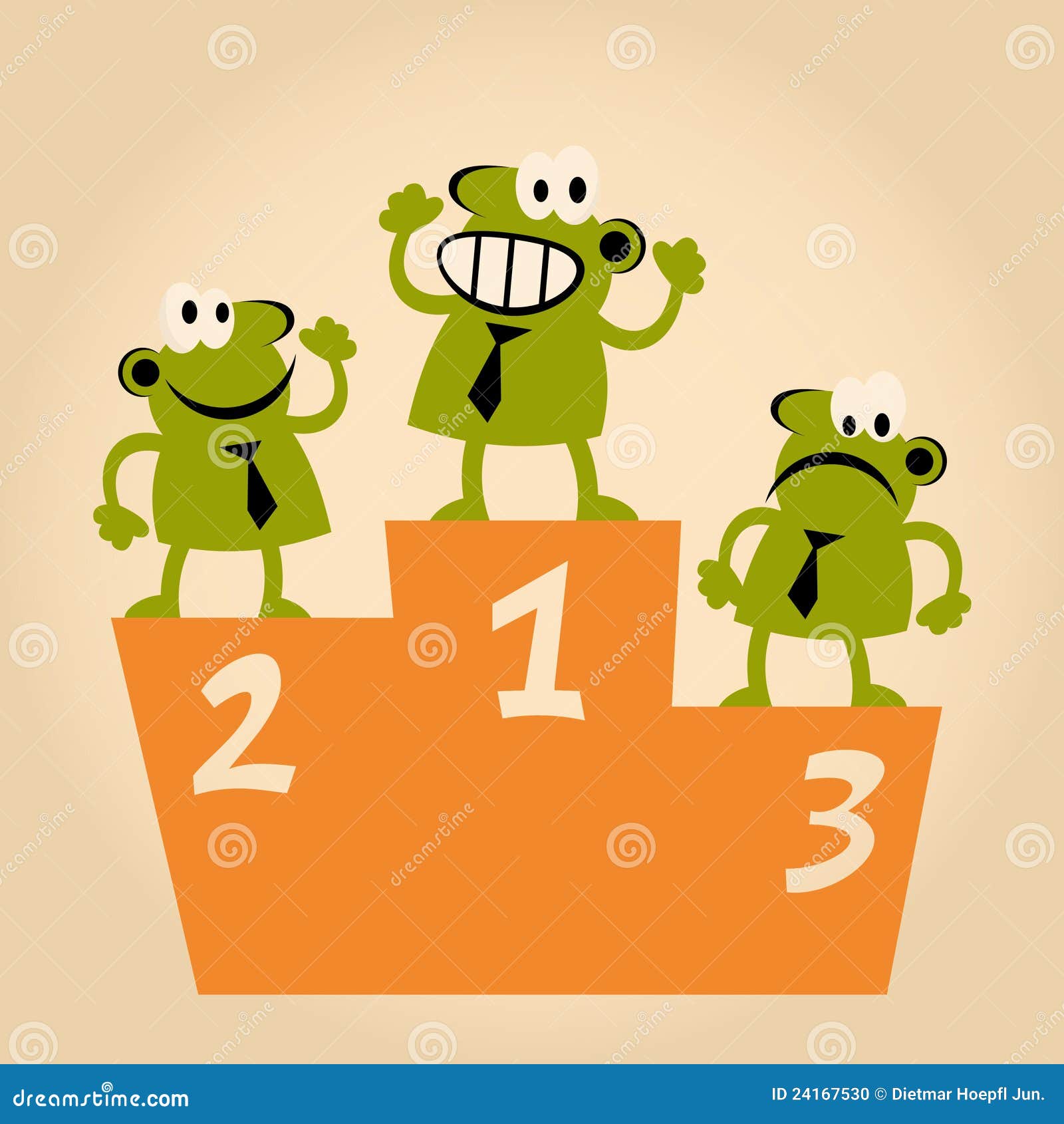 Cartoon man on podium stock vector. Illustration of character - 24167530
