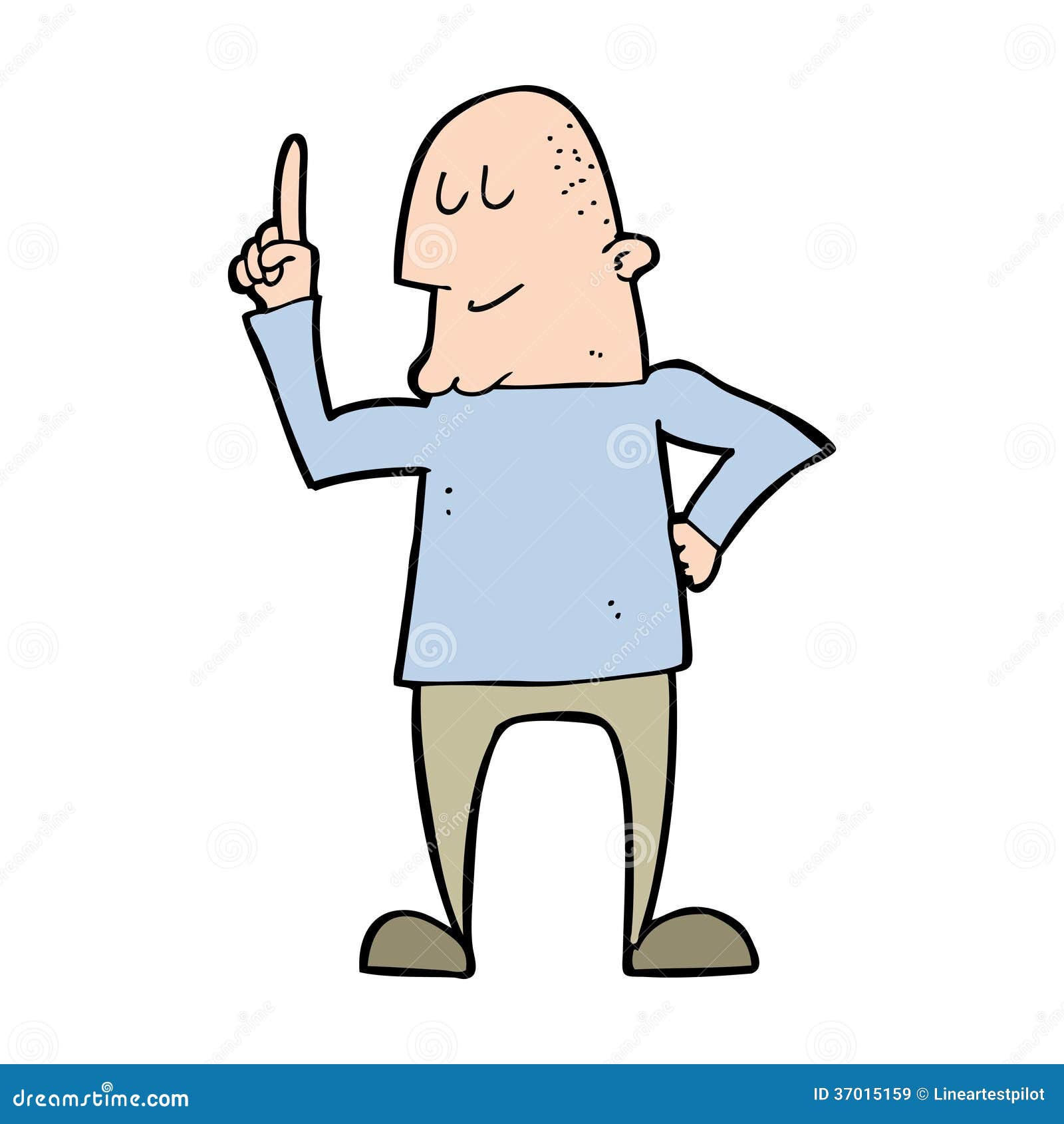 Cartoon Man Pointing Finger | CartoonDealer.com #37015159
