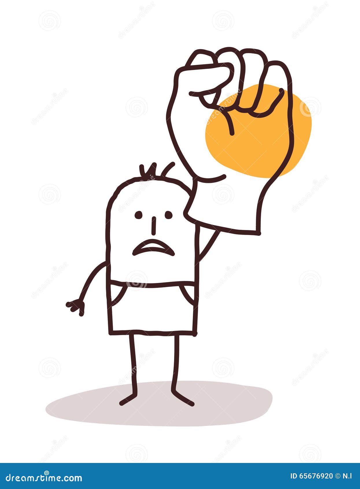 Cartoon Man Saying No Stock Illustrations – 55 Cartoon Man Saying No ...