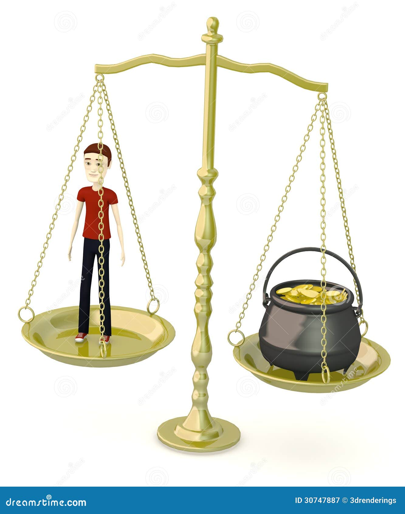 Cartoon Man On Scales Royalty-Free Stock Photography | CartoonDealer ...