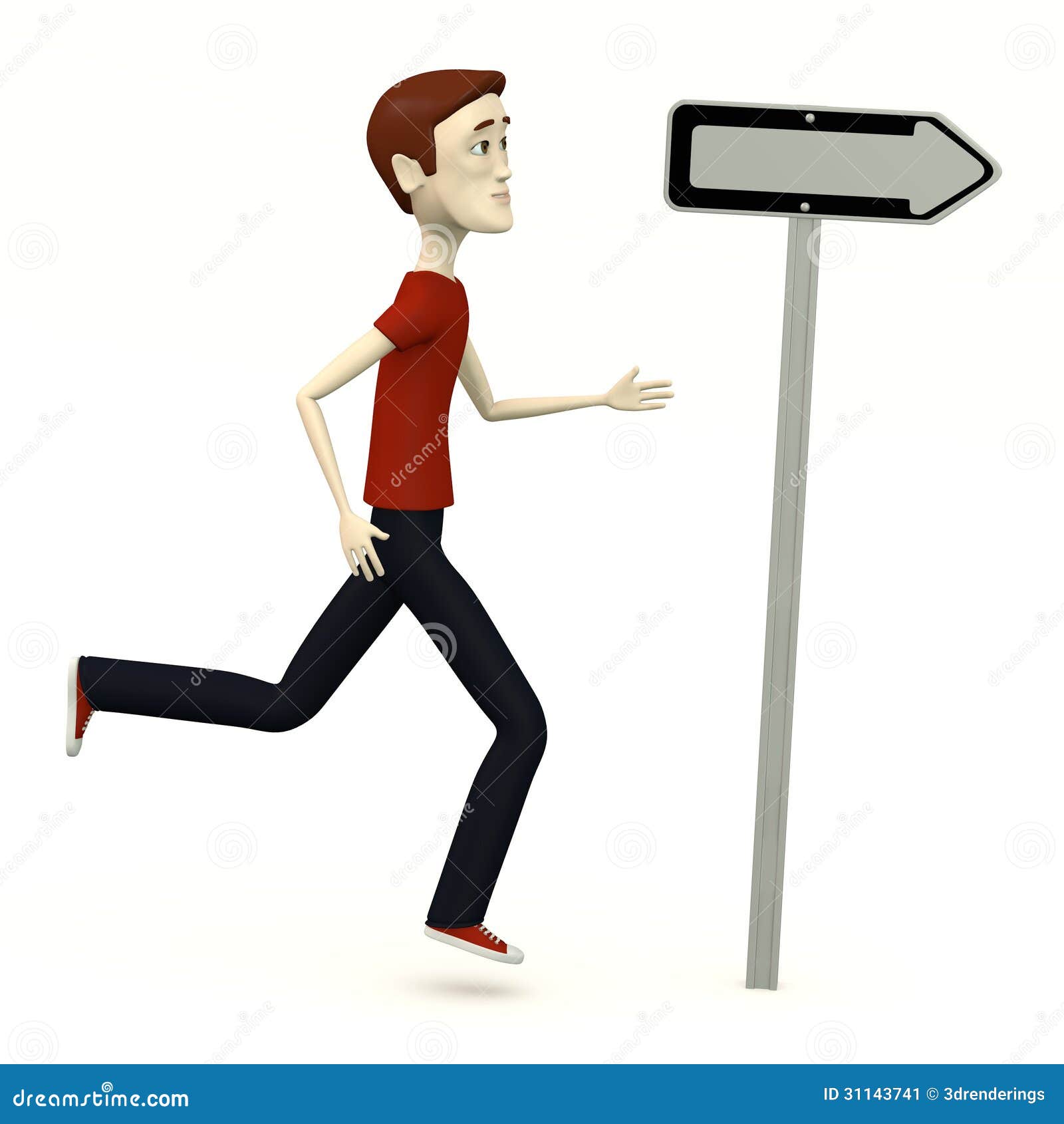 Cartoon man with sign stock illustration. Illustration of board - 31143741