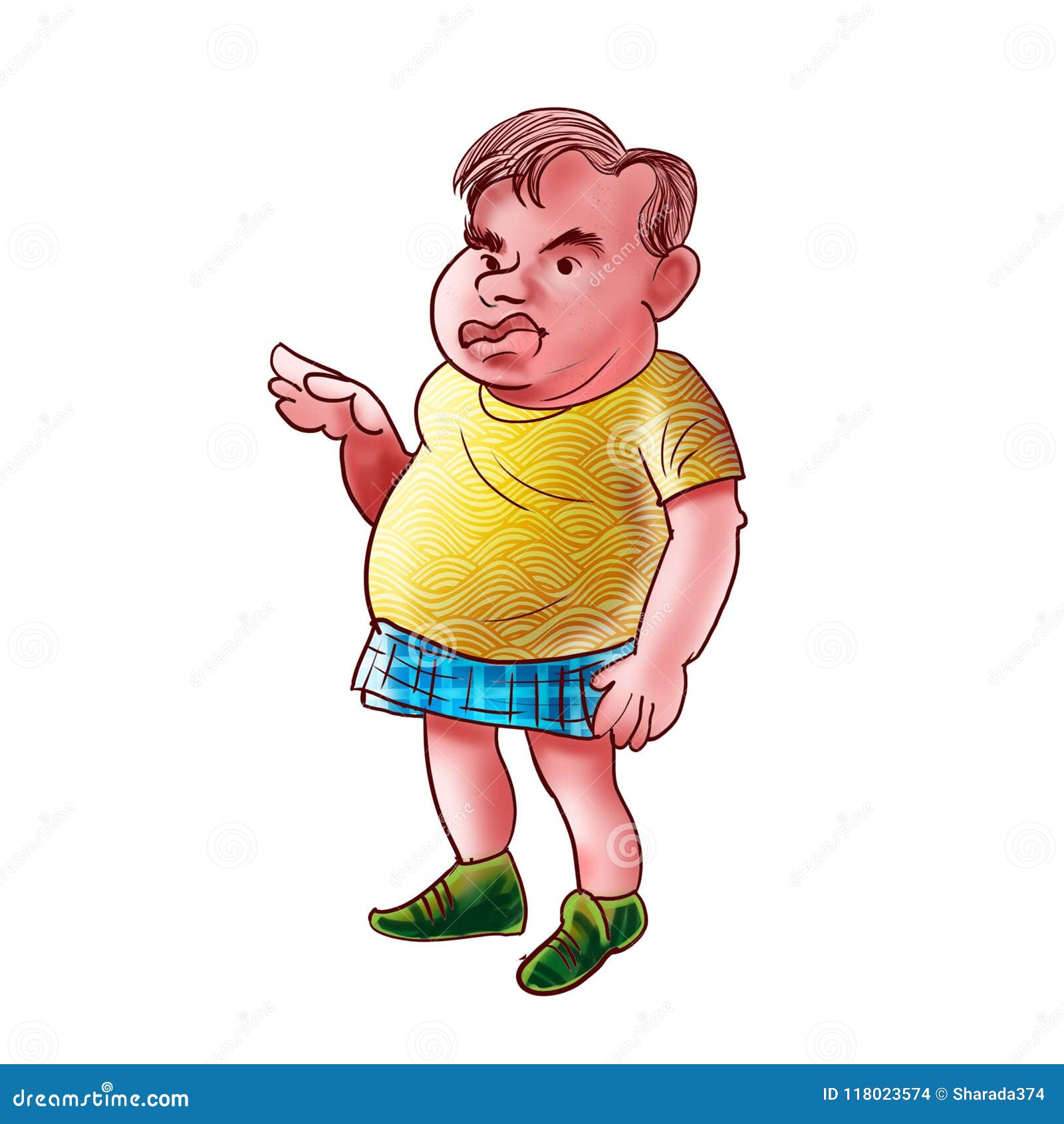 Cartoon man standing stock illustration. Illustration of standing ...