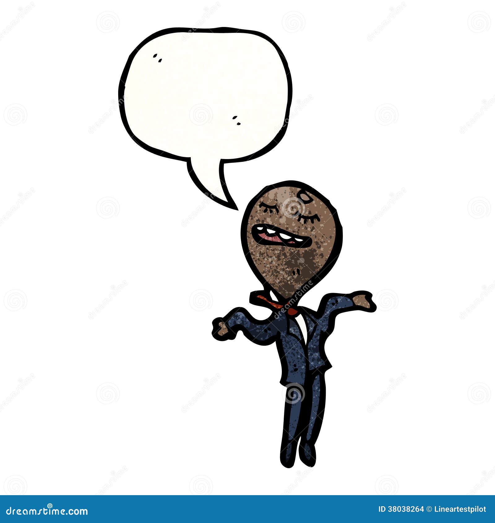 Cartoon Man with Swollen Head Stock Vector - Illustration of drawn ...