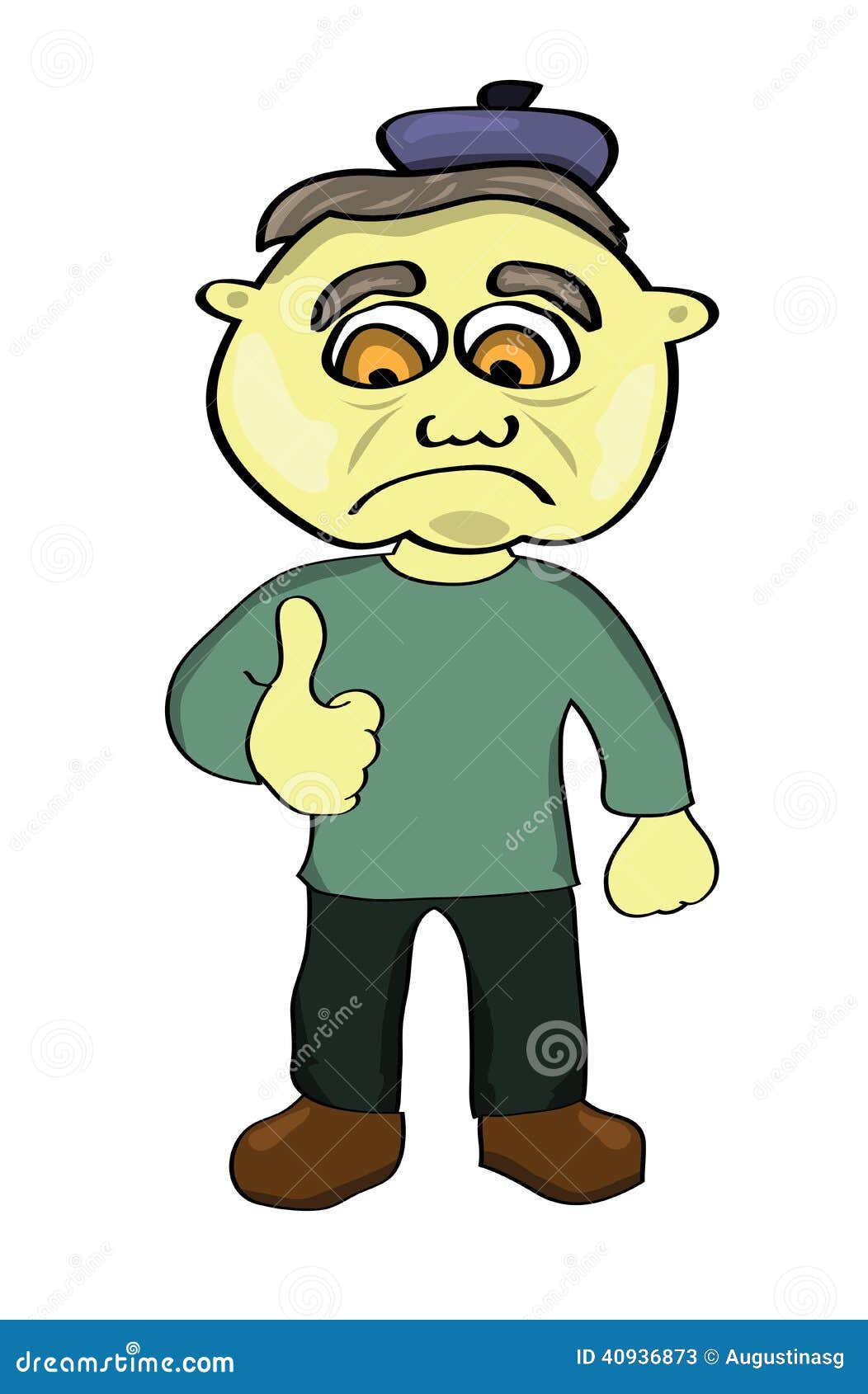 Cartoon man stock illustration. Illustration of animated - 40936873