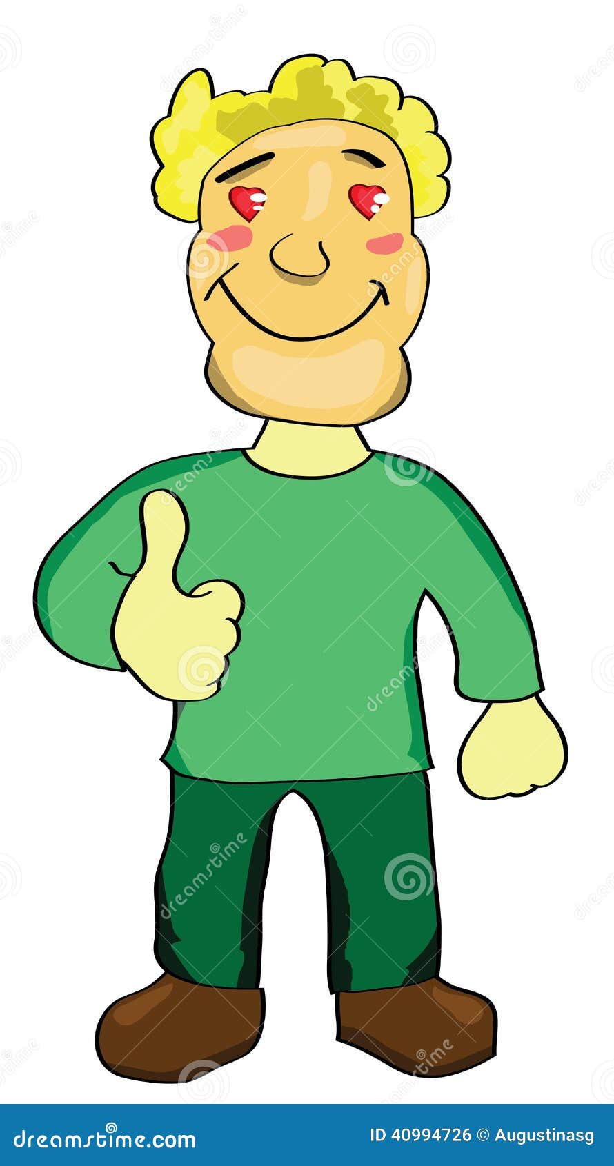 Cartoon man stock illustration. Illustration of clip - 40994726