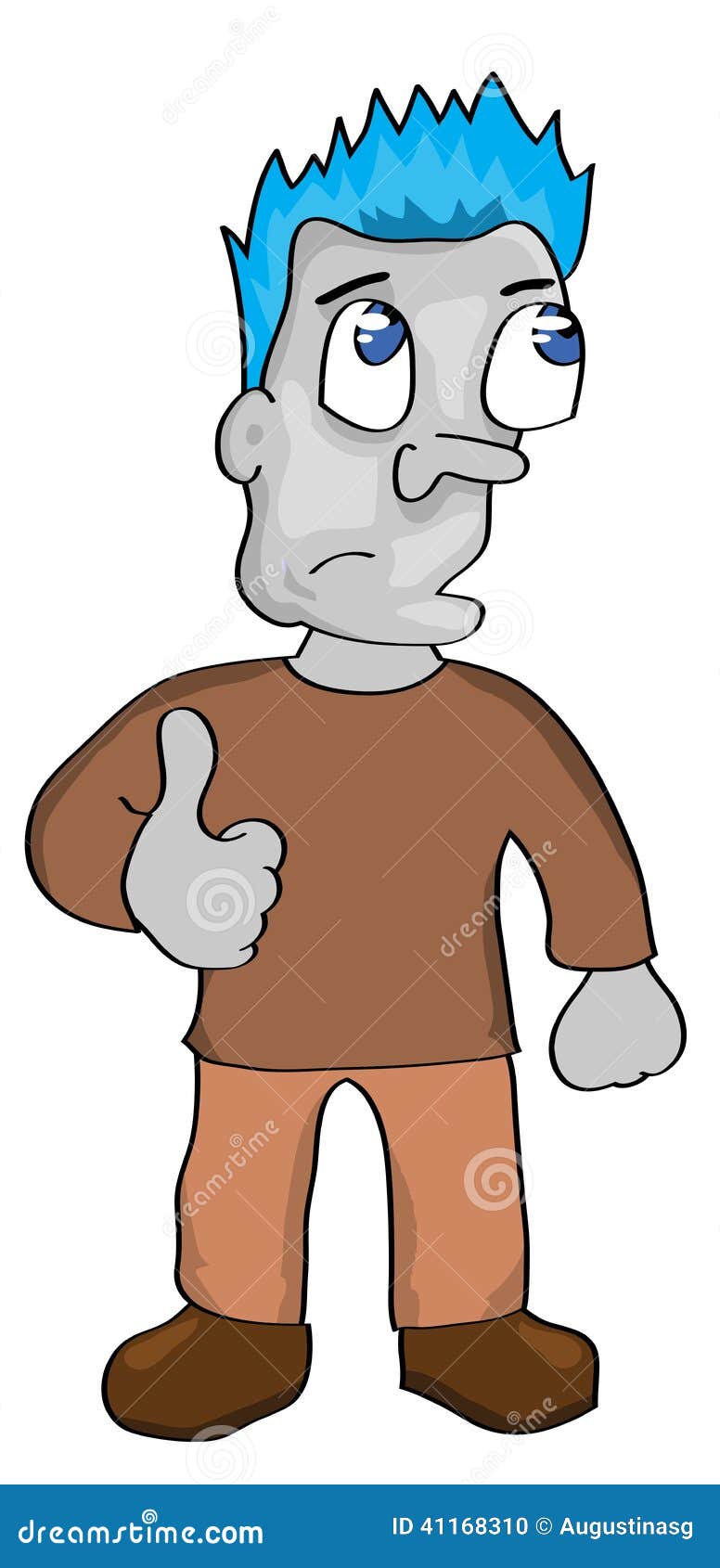 Cartoon man stock illustration. Illustration of comics - 41168310