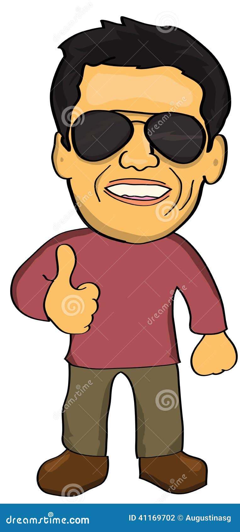Cartoon man stock illustration. Illustration of wallpaper - 41169702