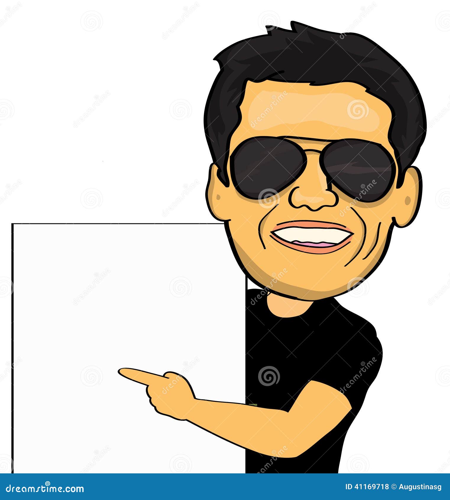 Cartoon man stock illustration. Illustration of text - 41169718