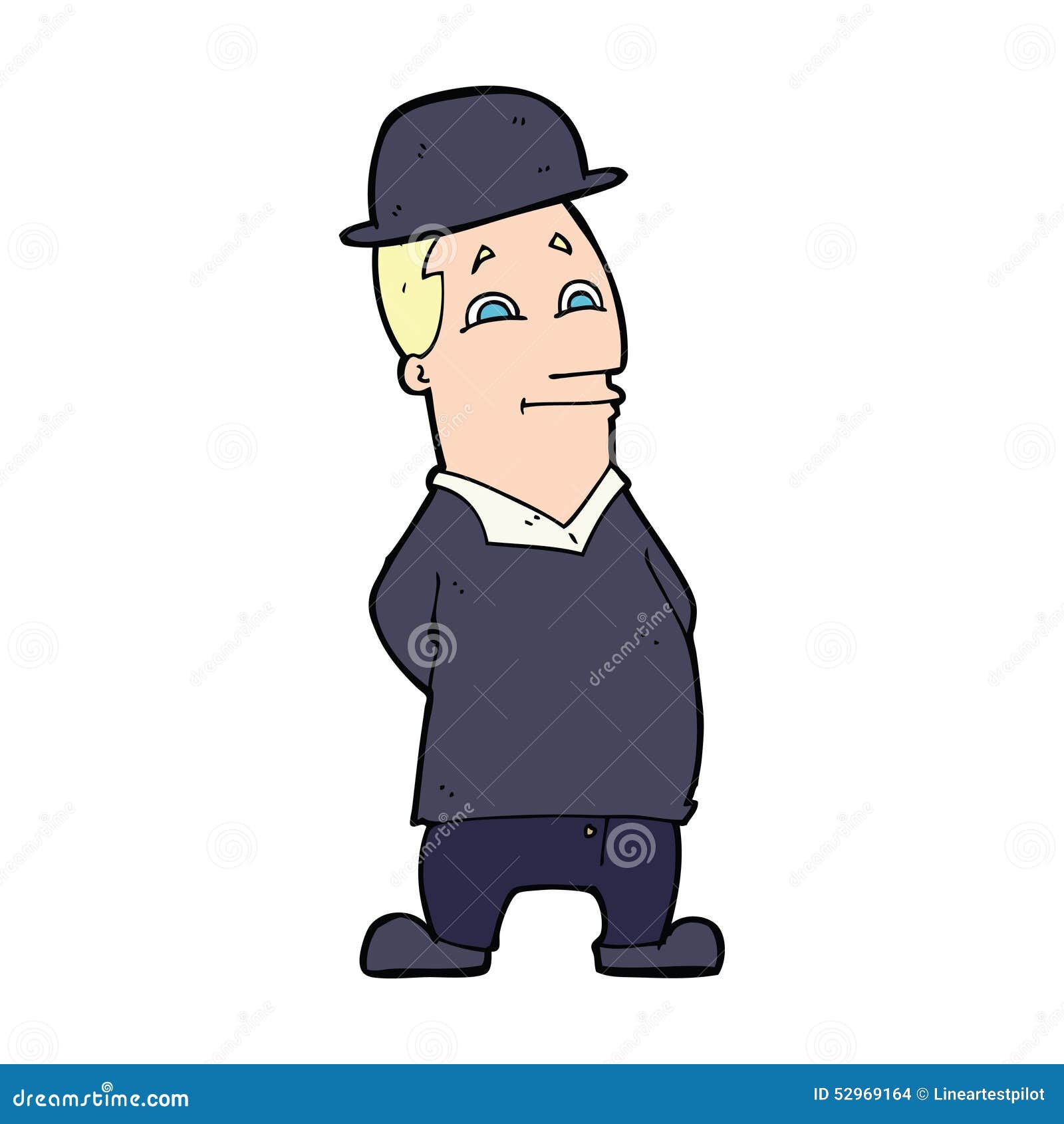 Pharrell Hat Happy Cartoon