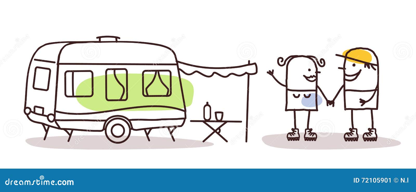 Cartoon Caravan Stock Illustrations – 4,725 Cartoon Caravan Stock ...