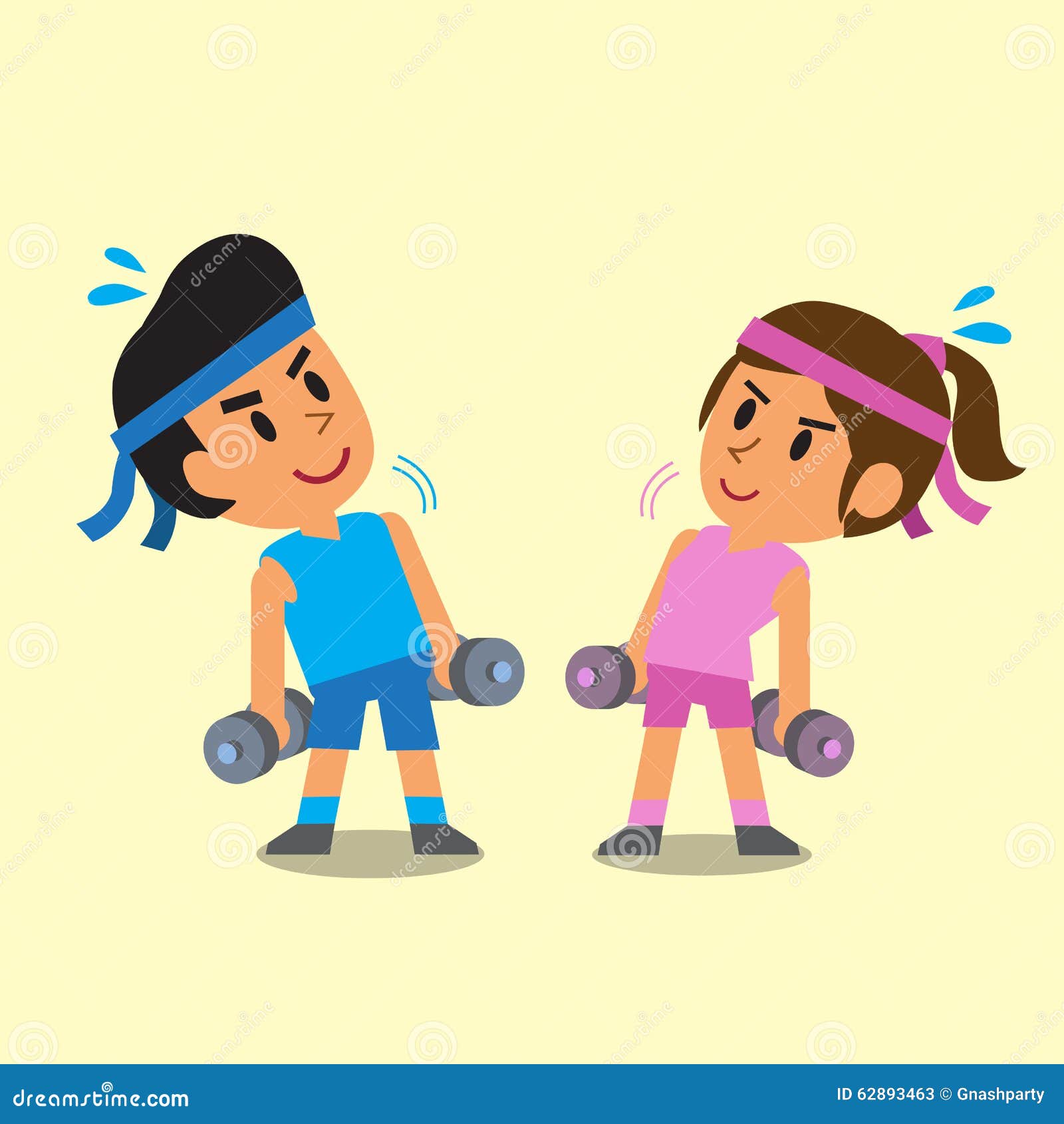 Fun Fitness Cartoons