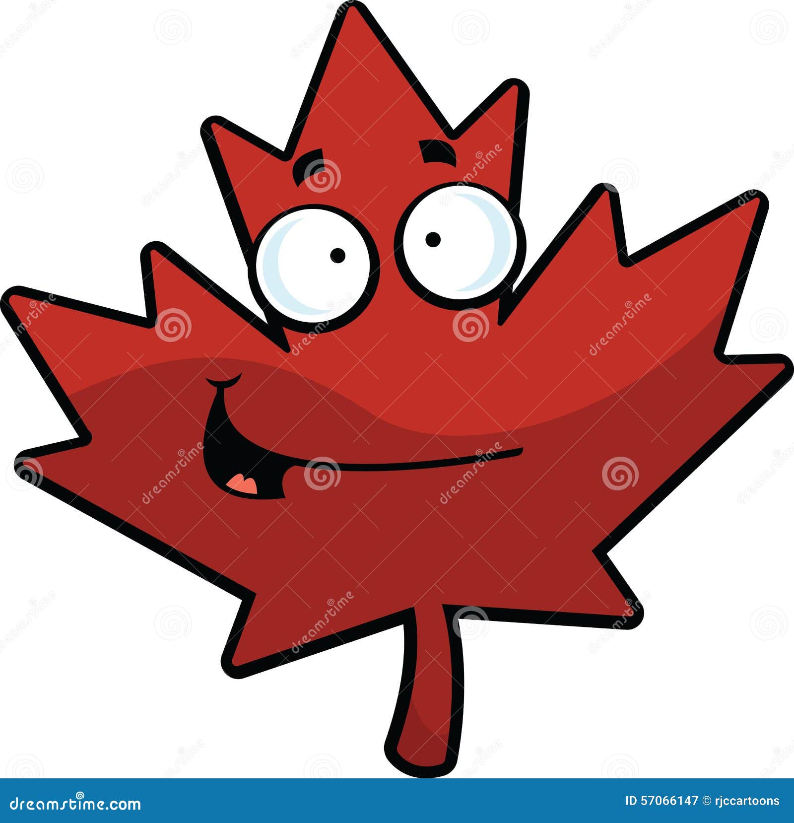 cartoon maple leaf