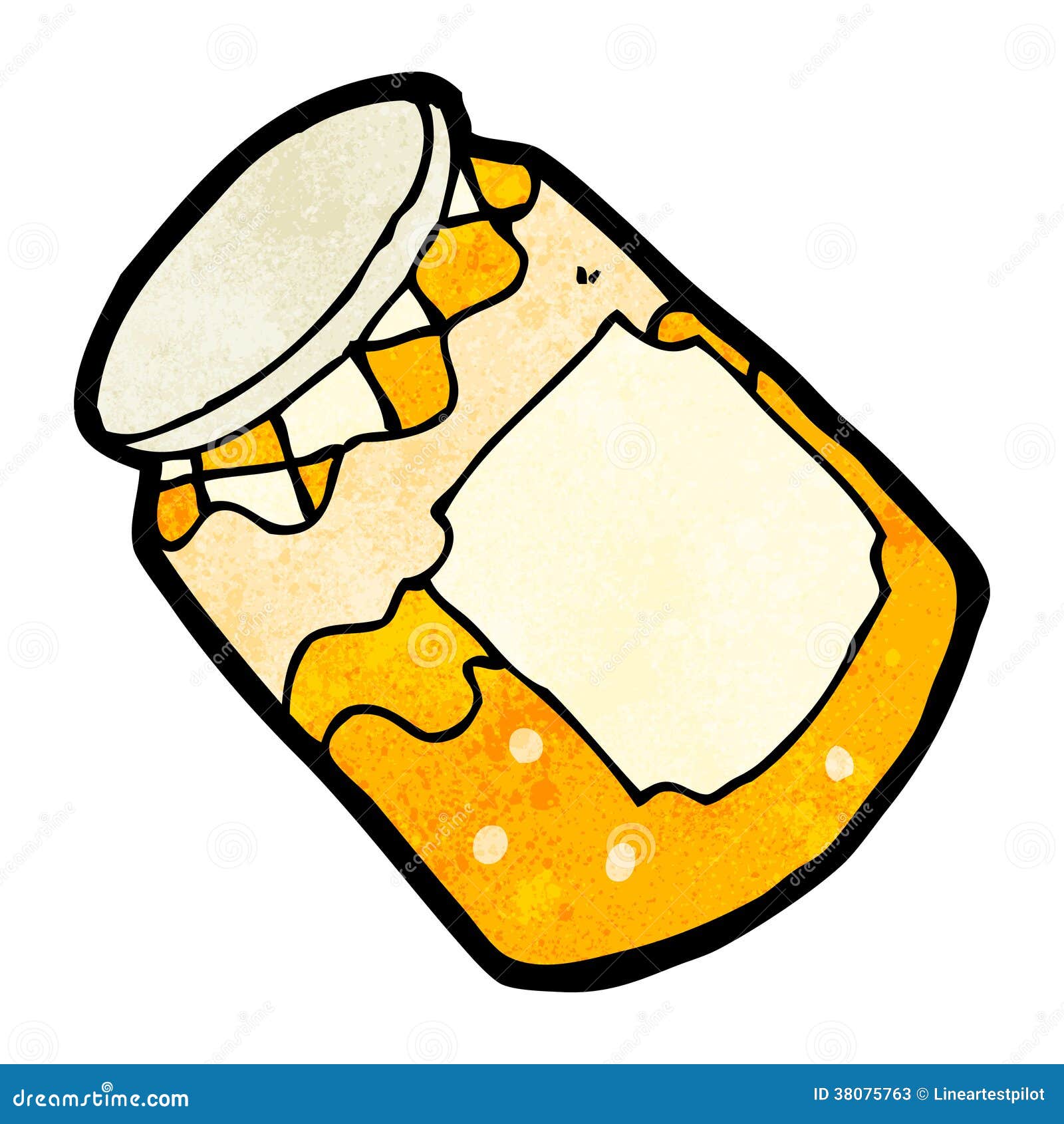 Cartoon marmalade stock illustration. Illustration of texture - 38075763