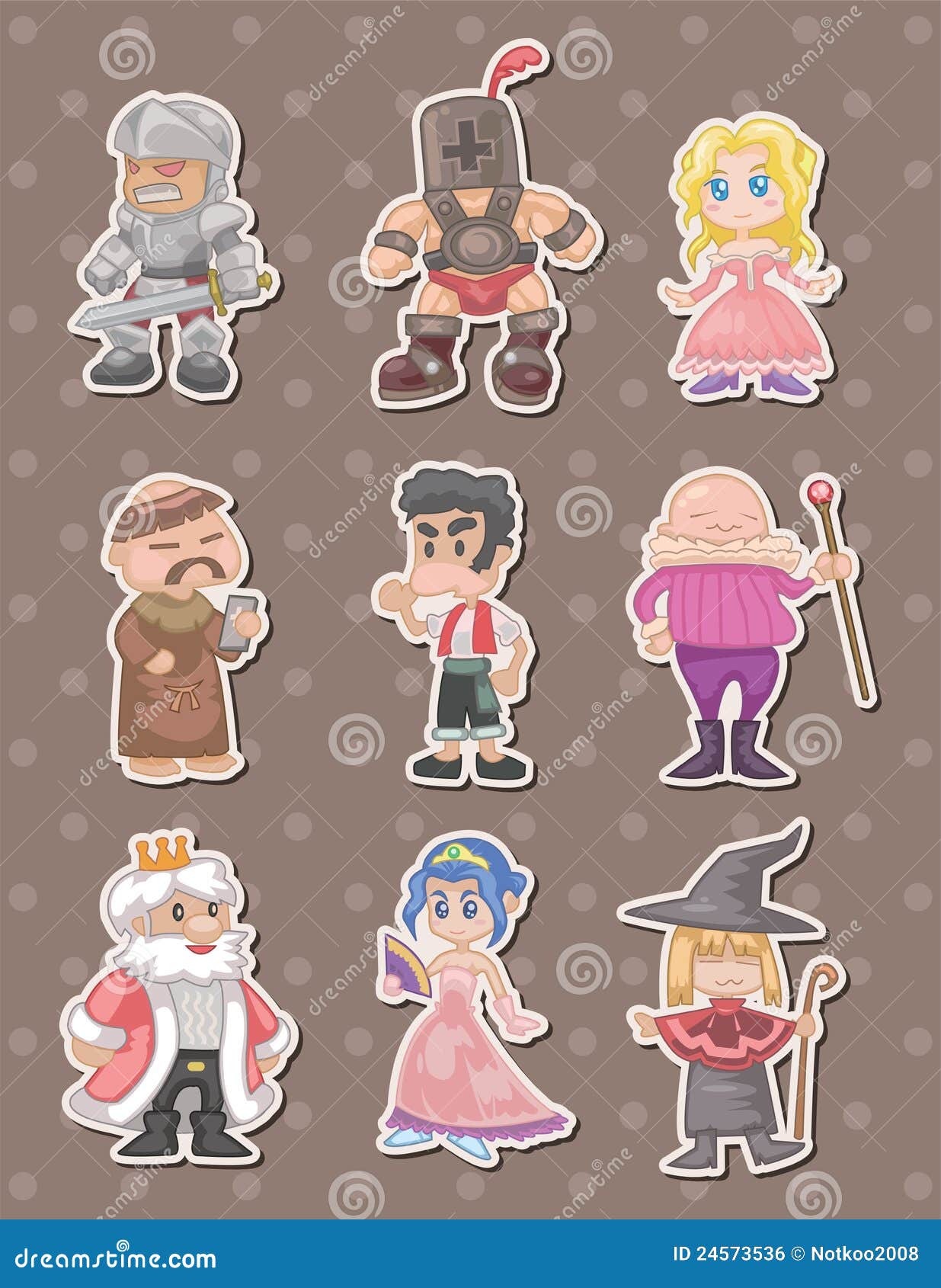 Medieval Cartoon People