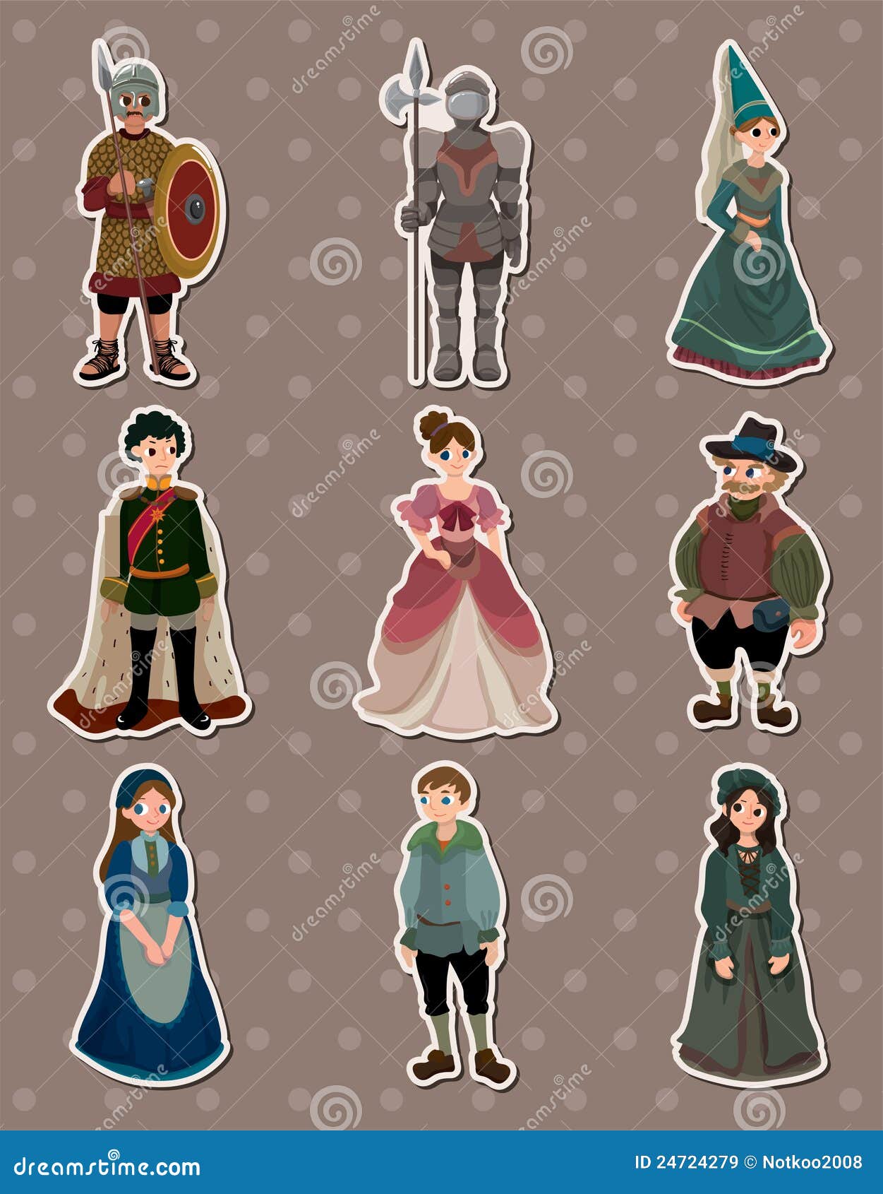 Medieval Cartoon People