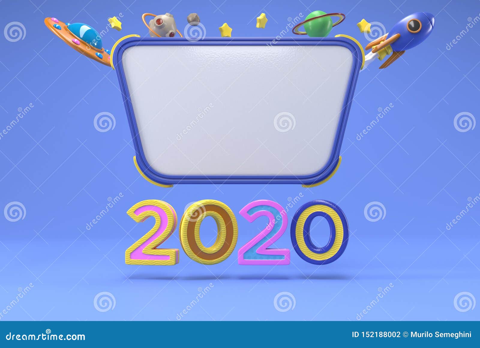 Cartoon Message Board stock illustration. Illustration of colorful ...