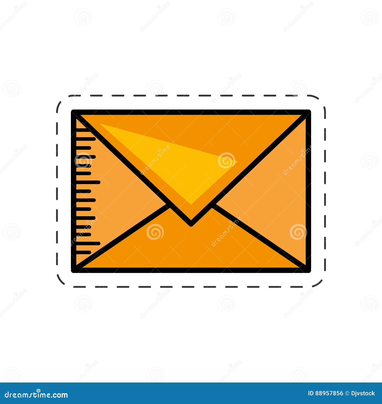 Cartoon Message Text Box Mail Notification Inbox Icon 3d Render Stock ...