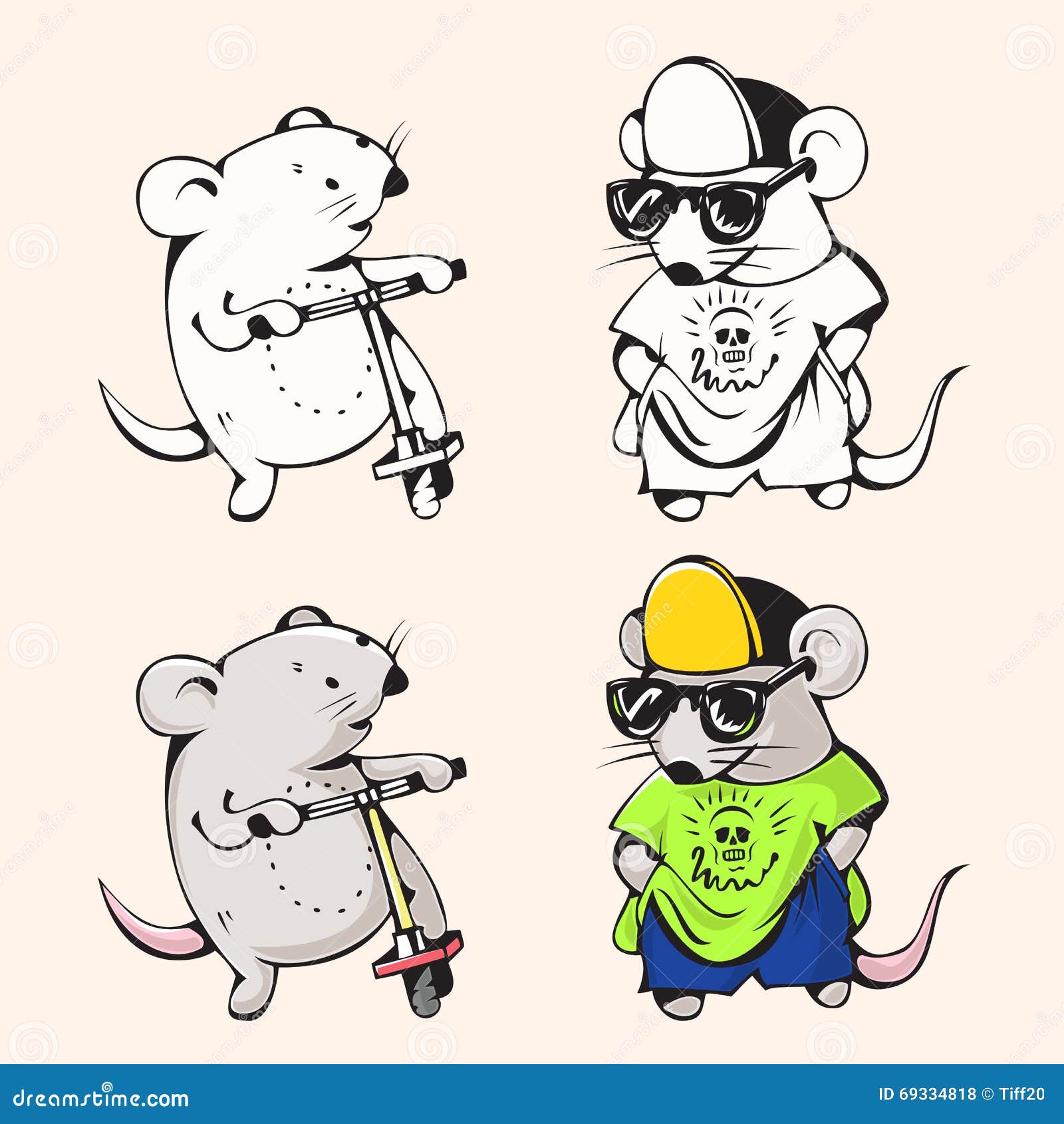 Cartoon Mice | CartoonDealer.com #69334859