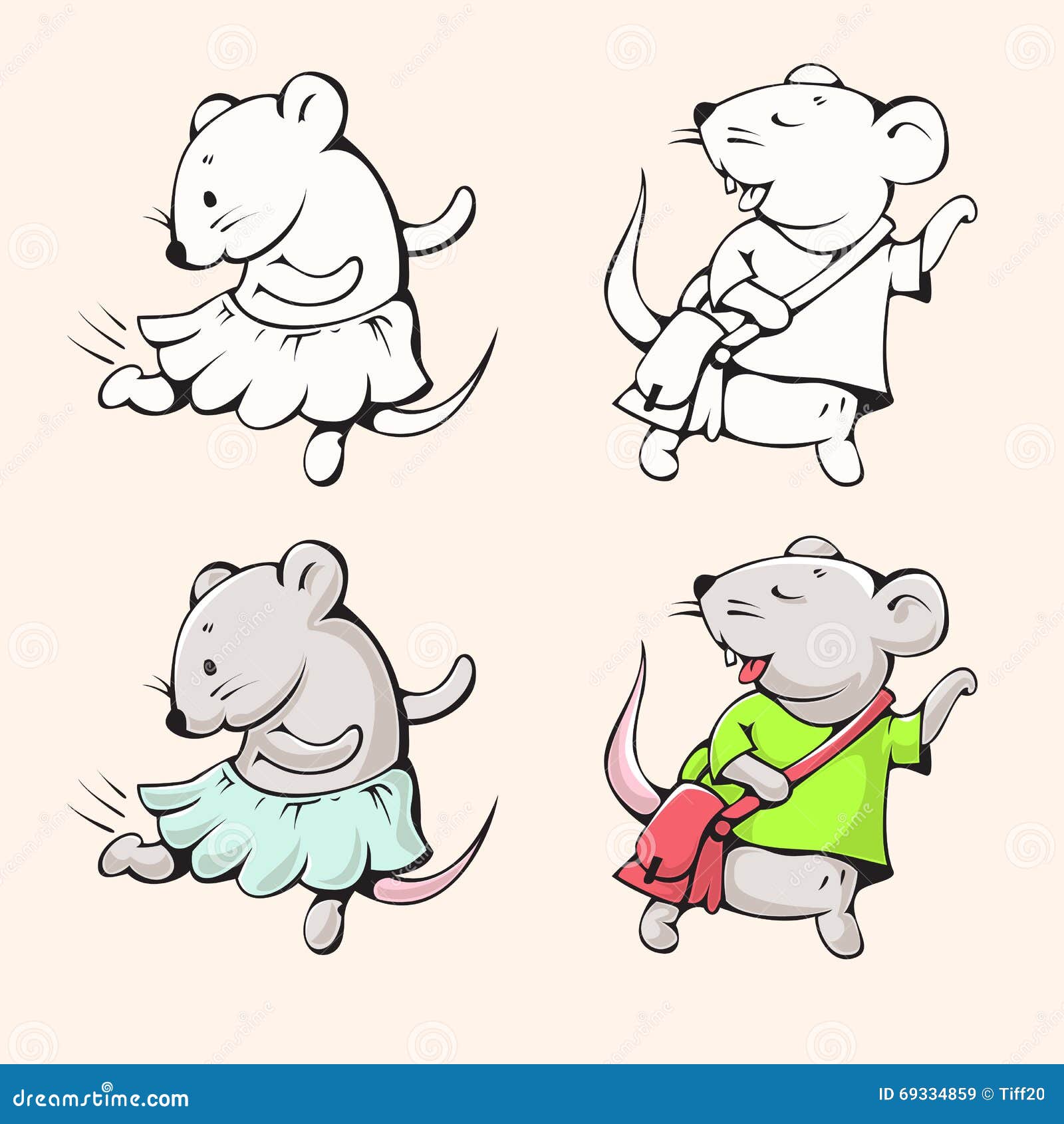 Cartoon Mice | CartoonDealer.com #69334859