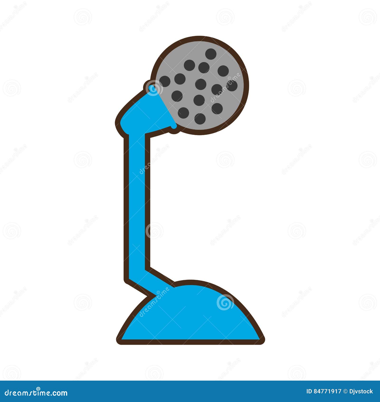 Cartoon Microphone Audio Voice Speak Stock Vector - Illustration of ...