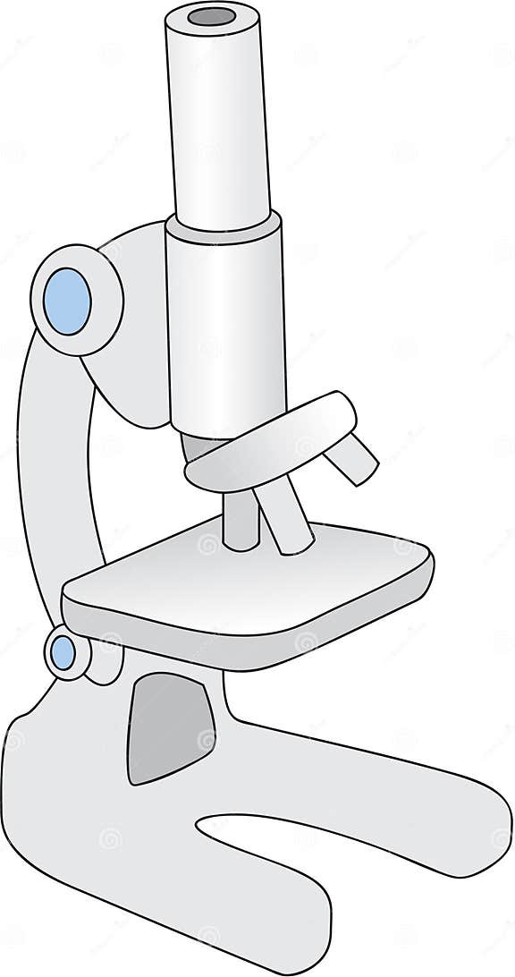 Cartoon Microscope. Educational Vector Illustration for Kids about ...