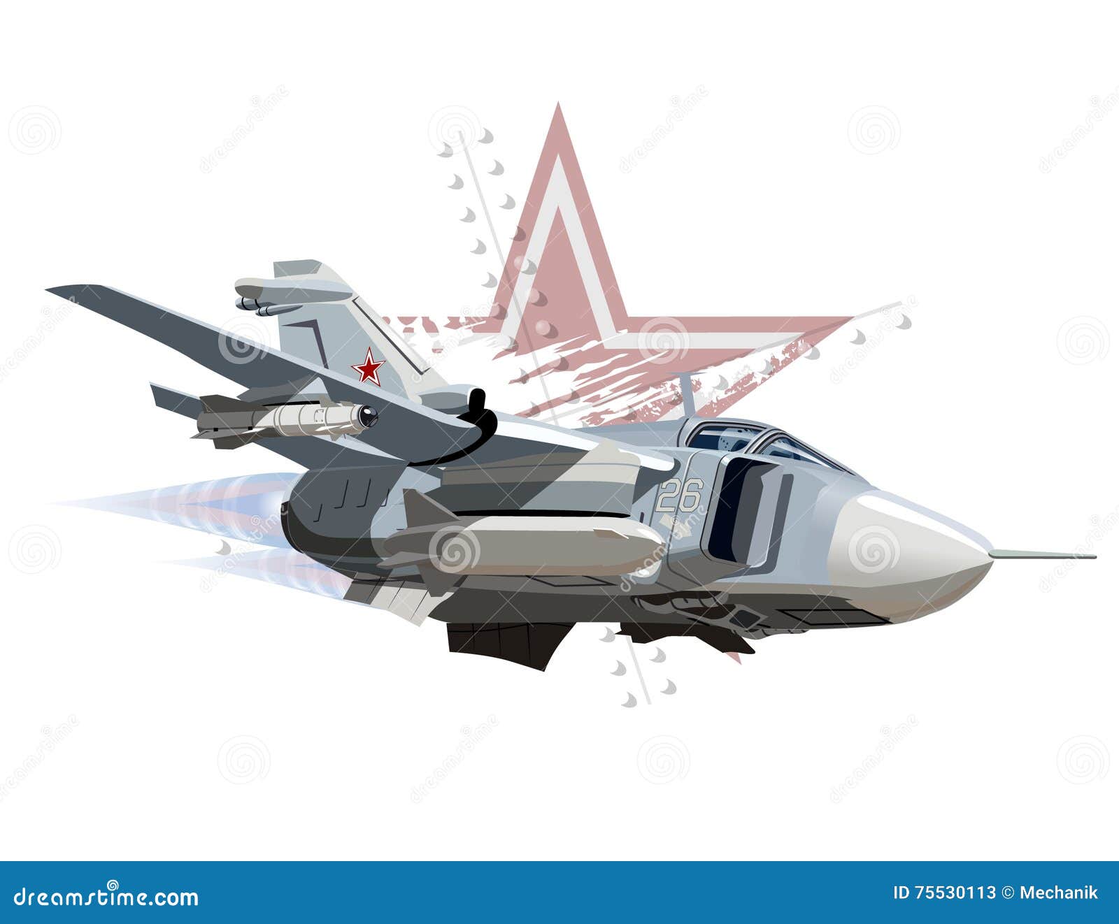 Cartoon Military Airplane | CartoonDealer.com #75530113