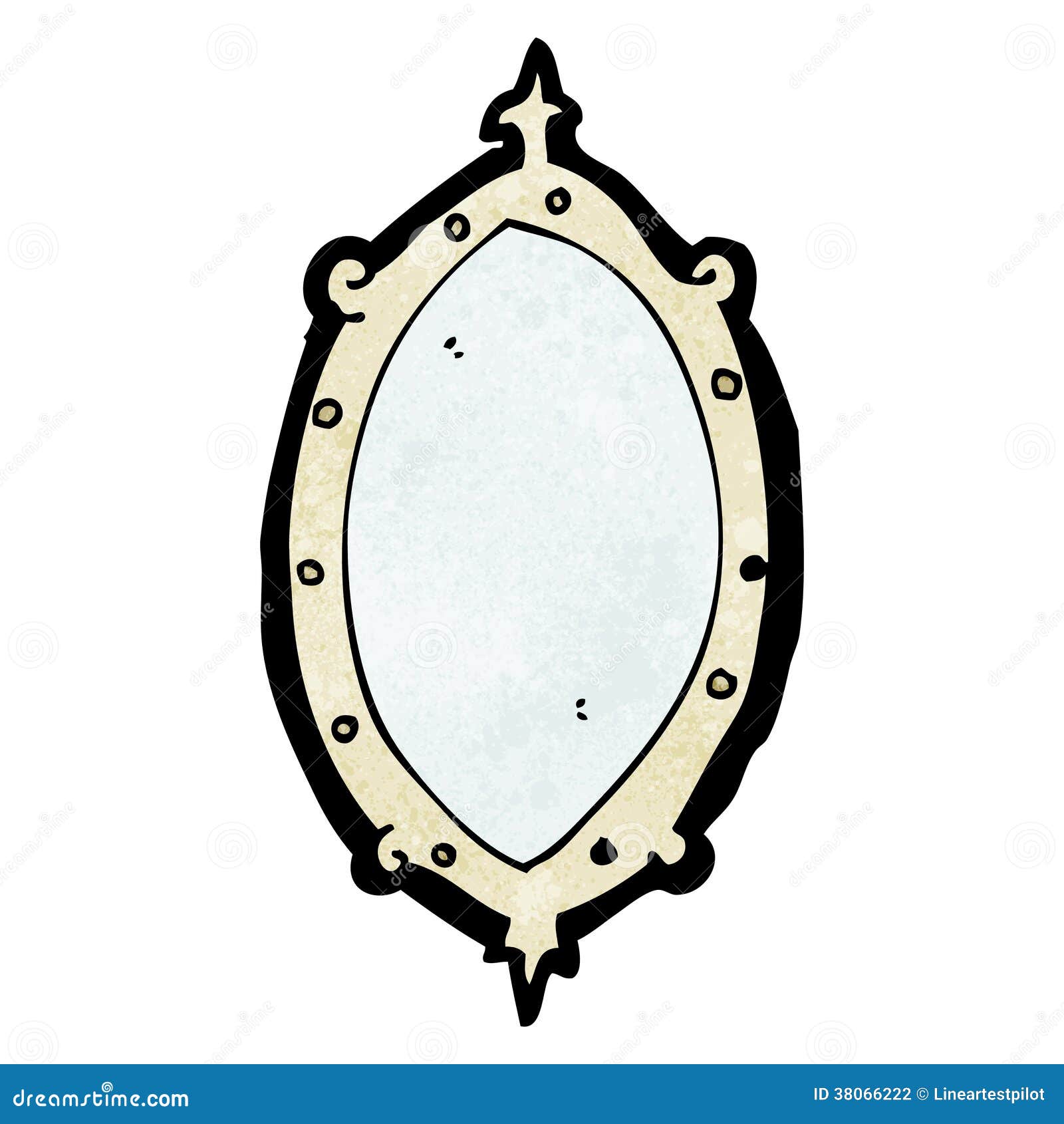 Cartoon mirror stock vector. Illustration of cheerful - 38066222