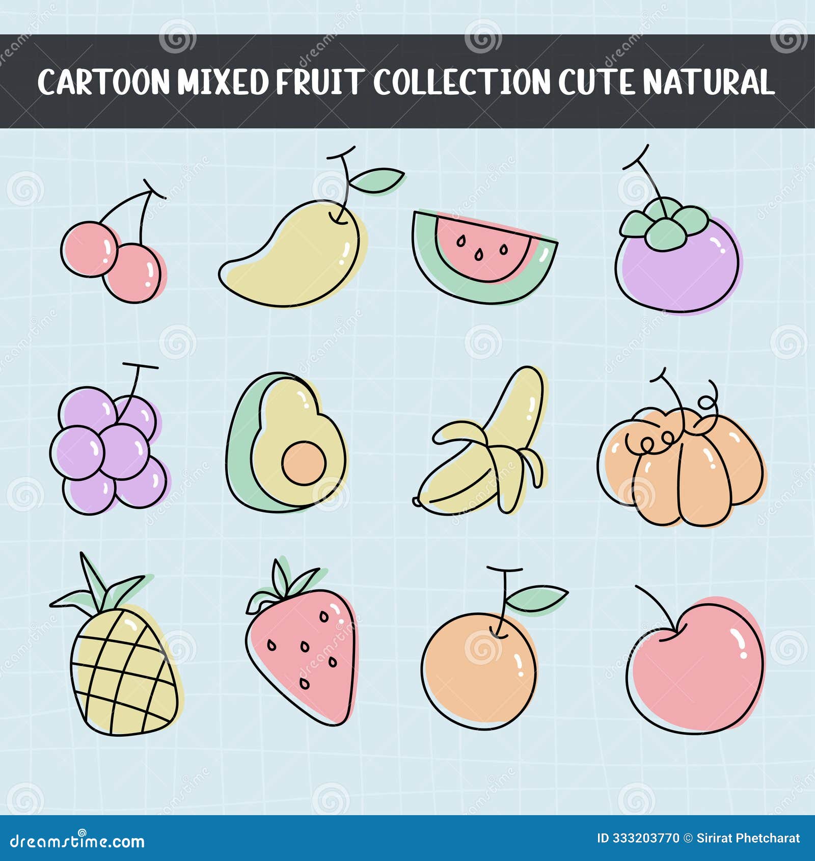 Cartoon Mixed Ethnic Couple, Kissing And Loving Vector Illustration ...