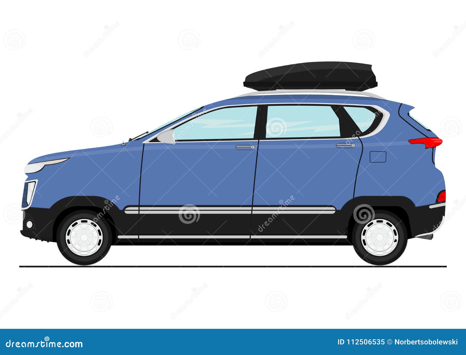 Cartoon suv car. stock vector. Illustration of transport - 112506535
