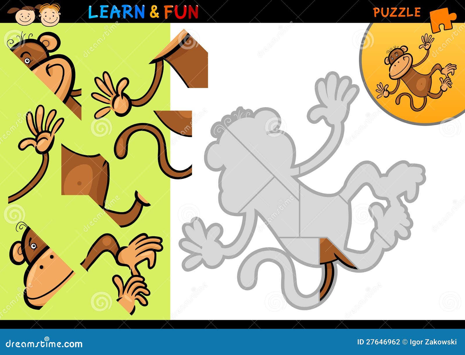 Monkey Puzzle Tree Or Araucaria Araucana. Vector Illustration ...