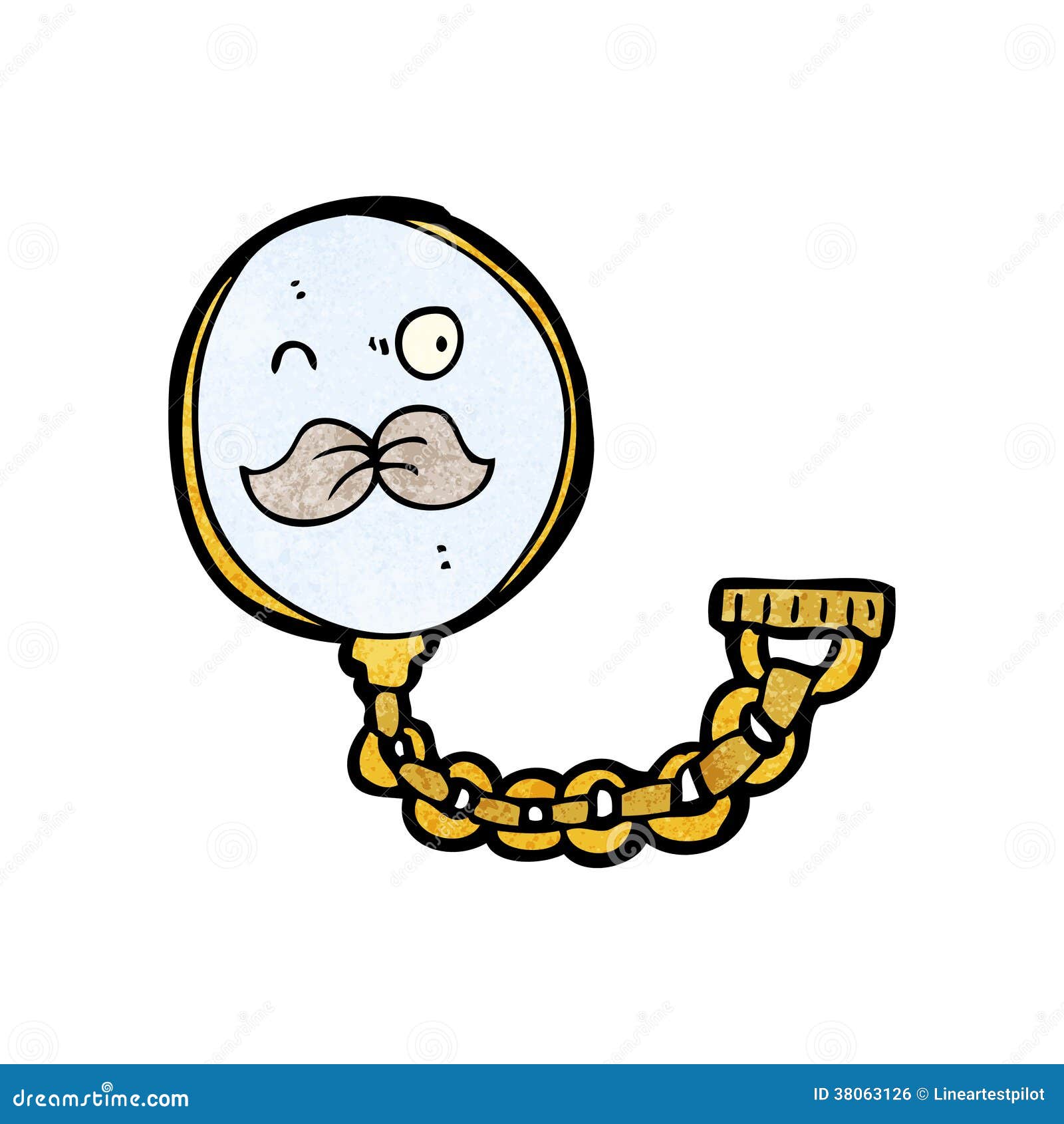 Cartoon monocle stock vector. Illustration of monocle - 38063126