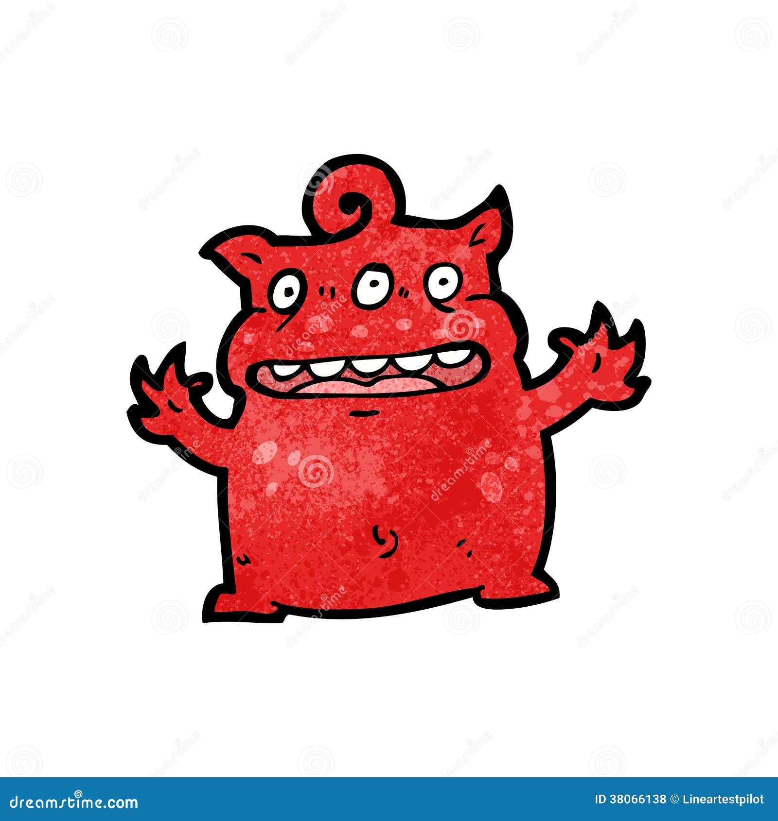 Cartoon monster stock vector. Illustration of cartoon - 38066138