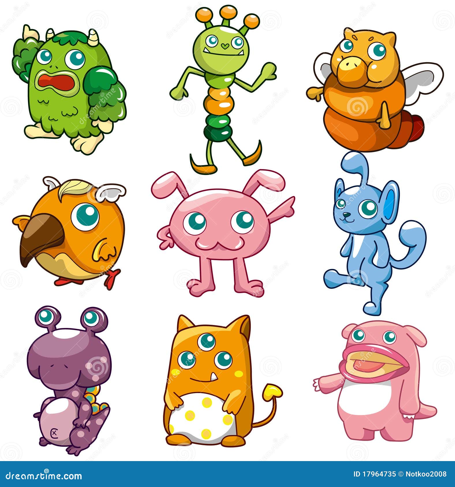 Cartoon monster icon stock vector. Illustration of mascot - 17964735