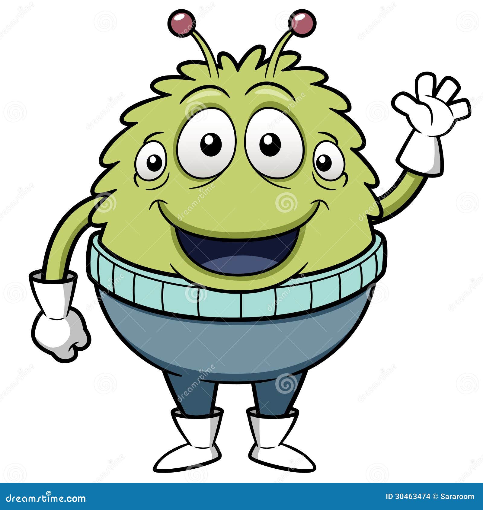 Cartoon monster stock vector. Illustration of humorous - 30463474