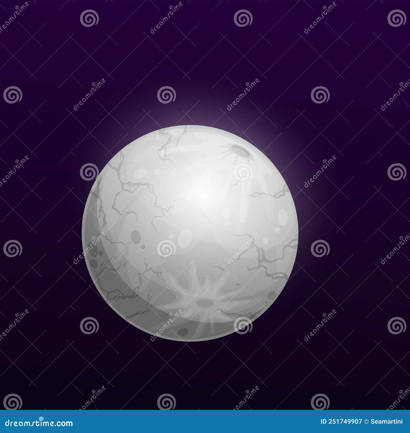 Cartoon Moon Star, Vector Satellite, Space Planet Stock Vector ...