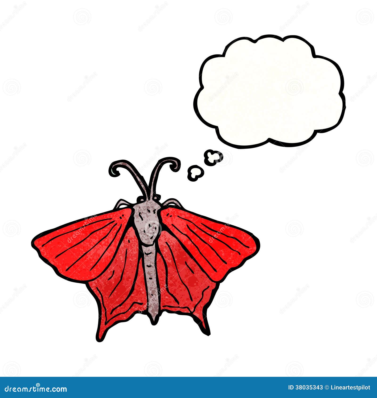 Cartoon moth stock vector. Illustration of drawing, cartoon - 38035343