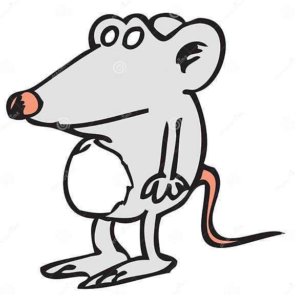 Cartoon mouse stock vector. Illustration of vermin, pest - 12746858